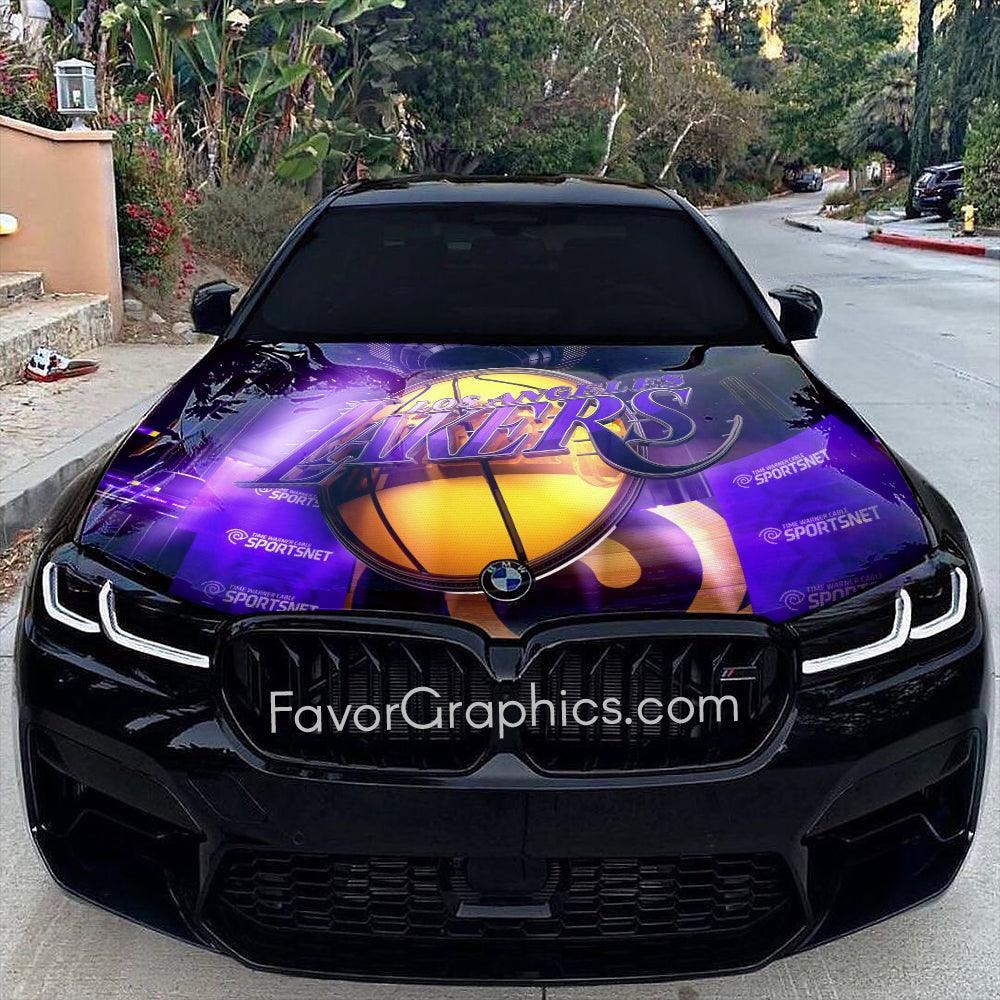Los Angeles Lakers Itasha Car Vinyl Hood Wrap – Favor Graphics
