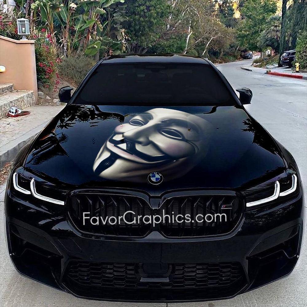 V For Vendetta Itasha Car Vinyl Hood Wrap Decal Sticker – Favor Graphics