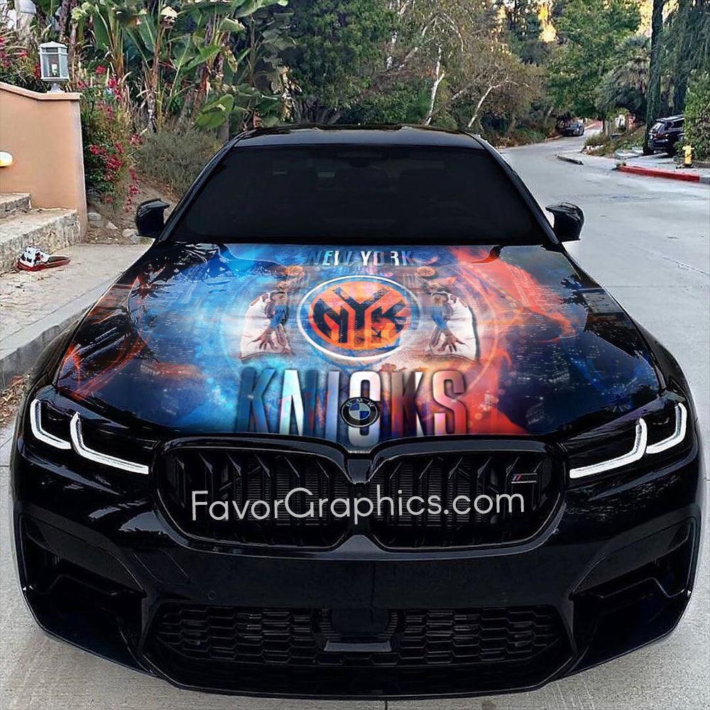 New York Knicks Itasha Car Vinyl Hood Wrap – Favor Graphics