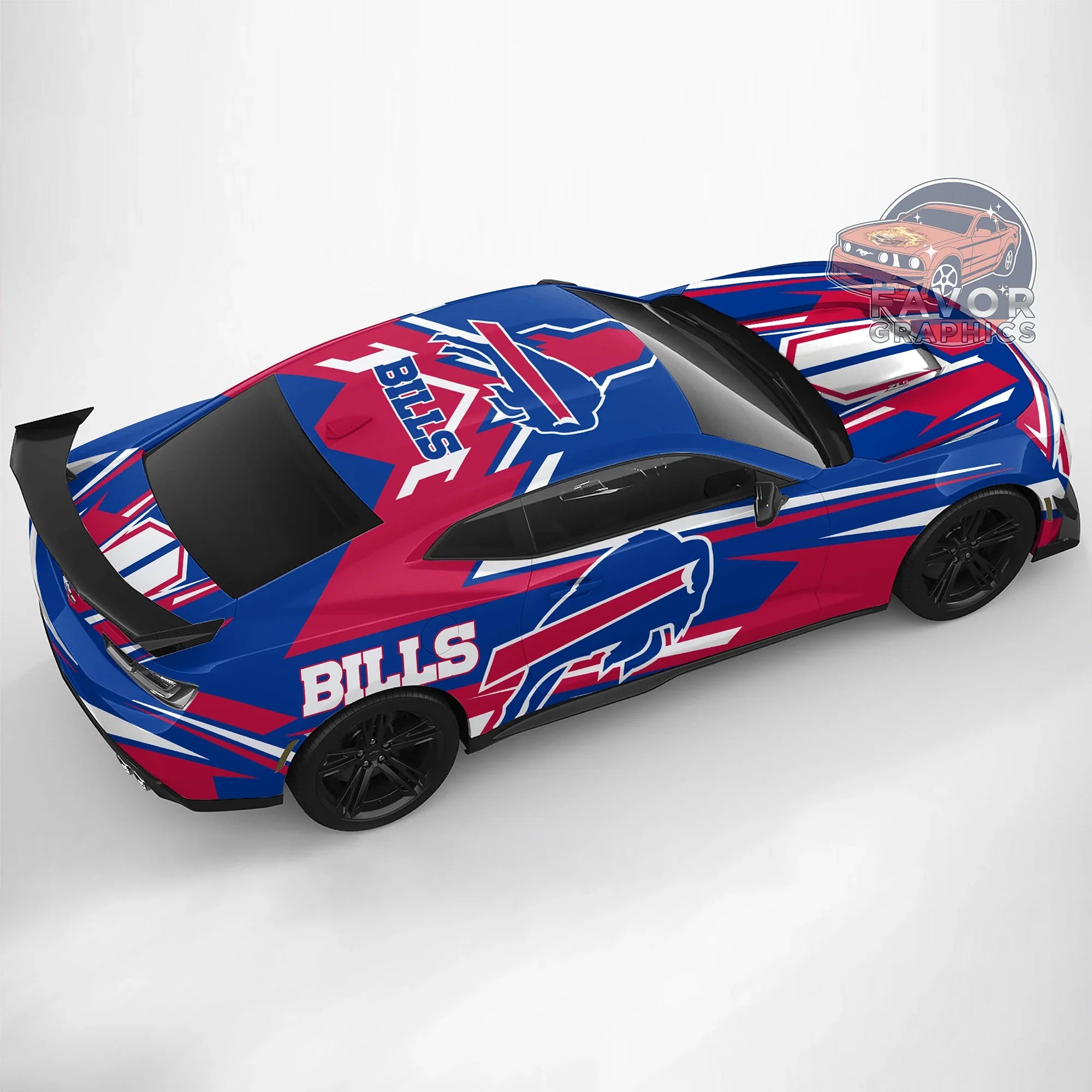 Buffalo Bills Itasha Full Car Vinyl Wrap Decal Sticker – Favor Graphics