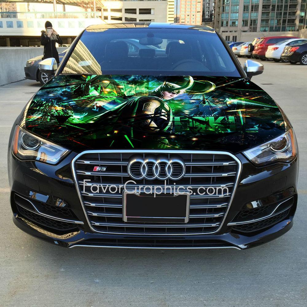 Loki Itasha Car Vinyl Hood Wrap Decal Sticker – Favor Graphics