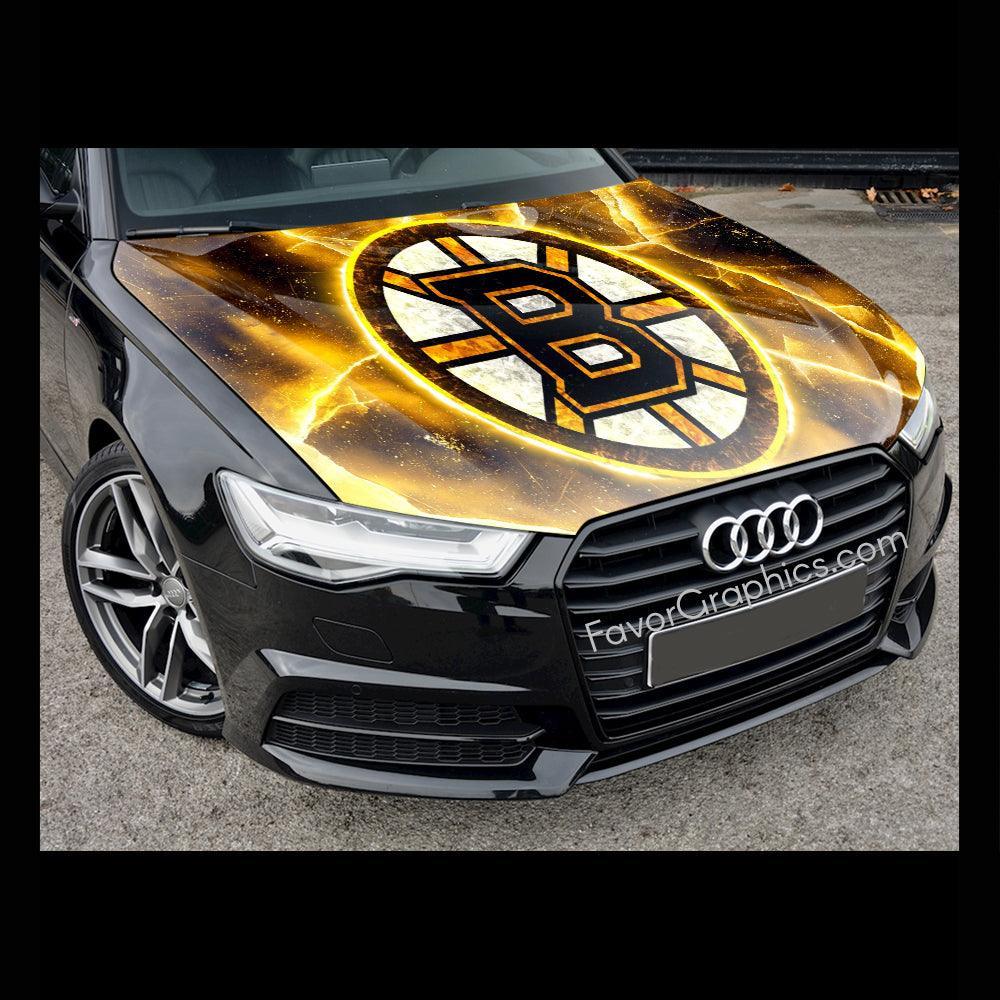 Boston Bruins Itasha Car Vinyl Hood Wrap Decal Sticker – Favor Graphics