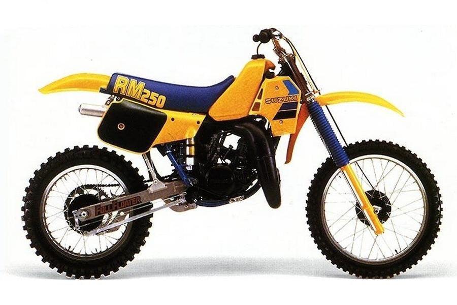 Custom Graphics Kit Decal Wrap For Suzuki RM250 1986 – Favor Graphics