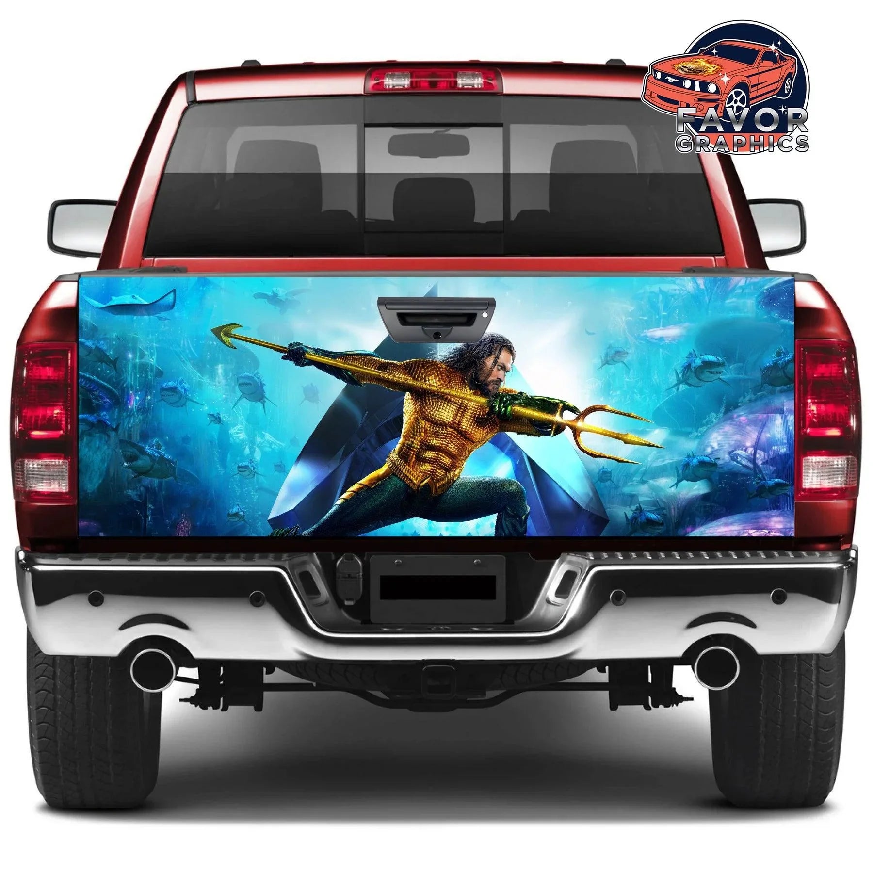 Aquaman Tailgate Wraps For Trucks SUV Vinyl Wrap – Favor Graphics