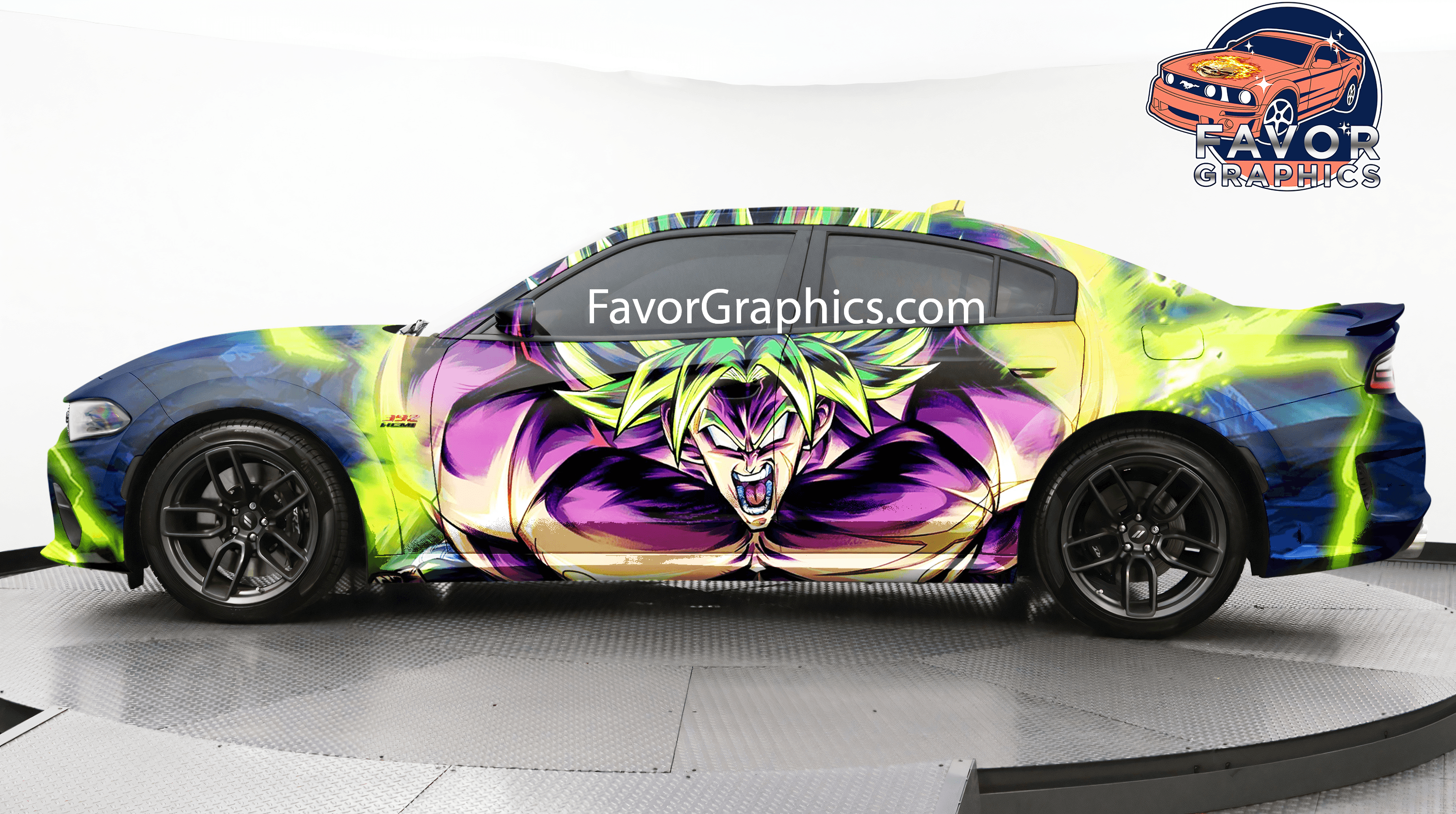 Broly Itasha Full Car Vinyl Wrap Decal Sticker – Favor Graphics