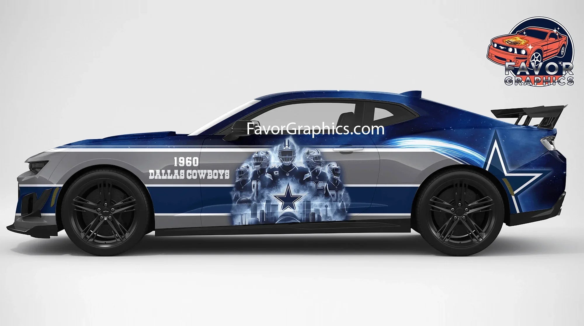 Dallas Cowboys Itasha Full Car Vinyl Wrap Decal Sticker – Favor Graphics
