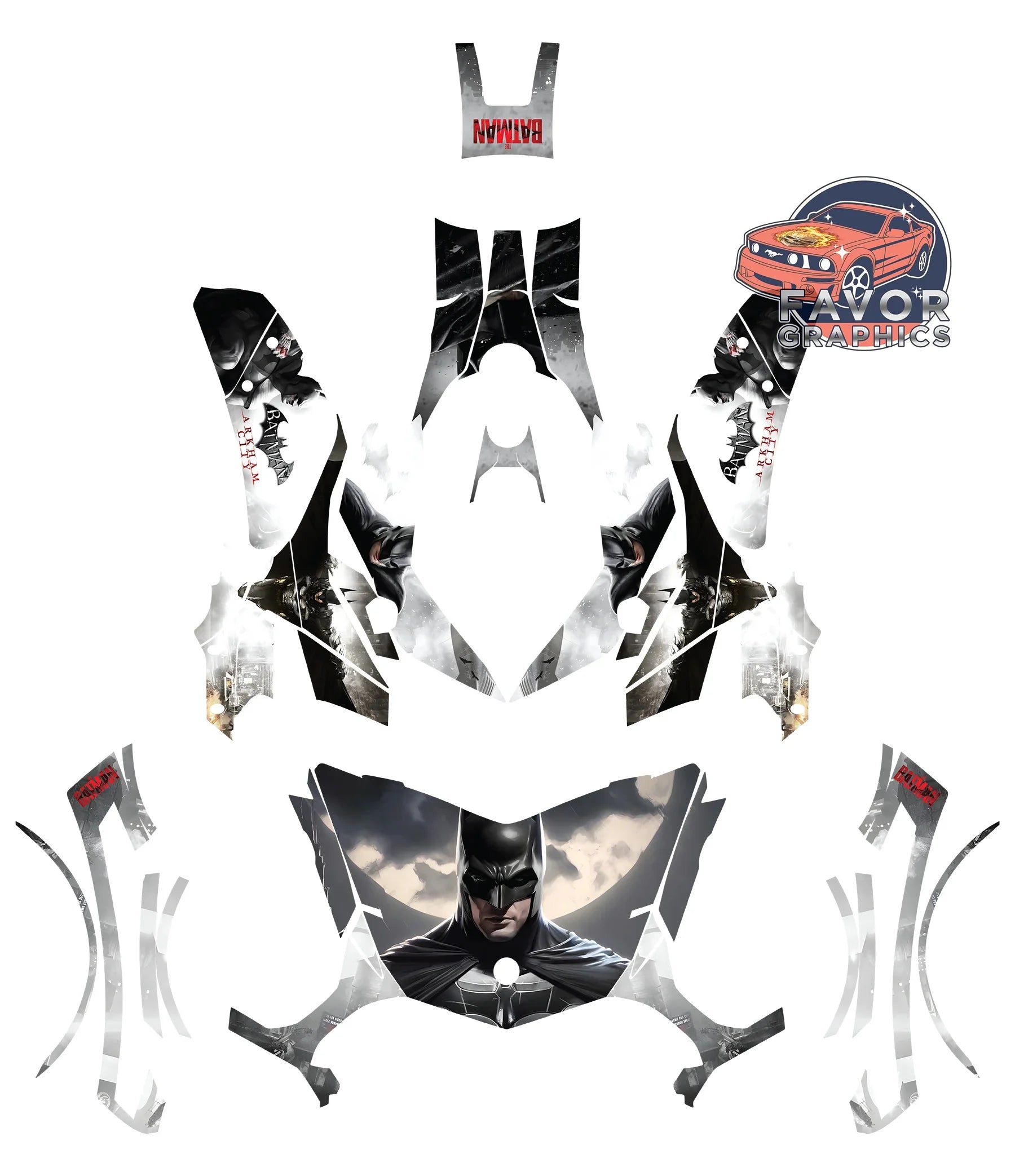 Batman Vinyl Wrap Decal Sticker for Can Am Spyder F3 – Favor Graphics