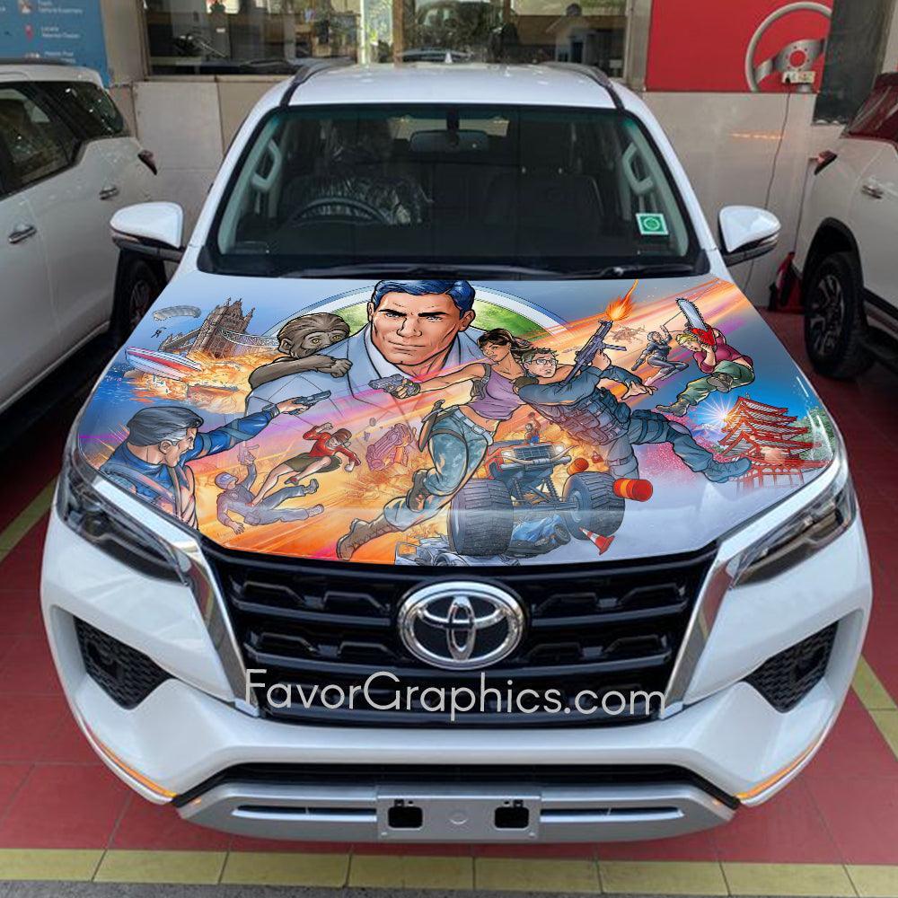 Archer Itasha Car Vinyl Hood Wrap Decal Sticker – Favor Graphics
