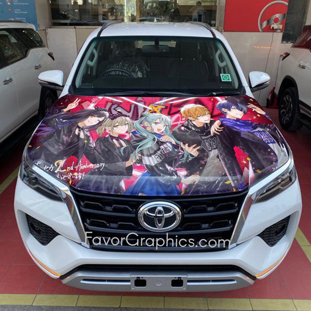 Vivid BAD SQUAD Itasha Car Vinyl Hood Wrap Decal Sticker – Favor Graphics