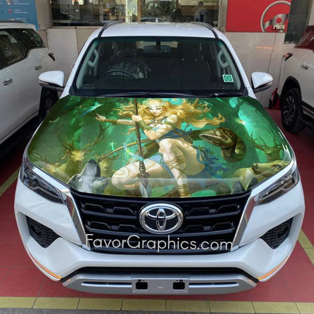 Cryptids Itasha Car Vinyl Hood Wrap Decal Sticker – Favor Graphics