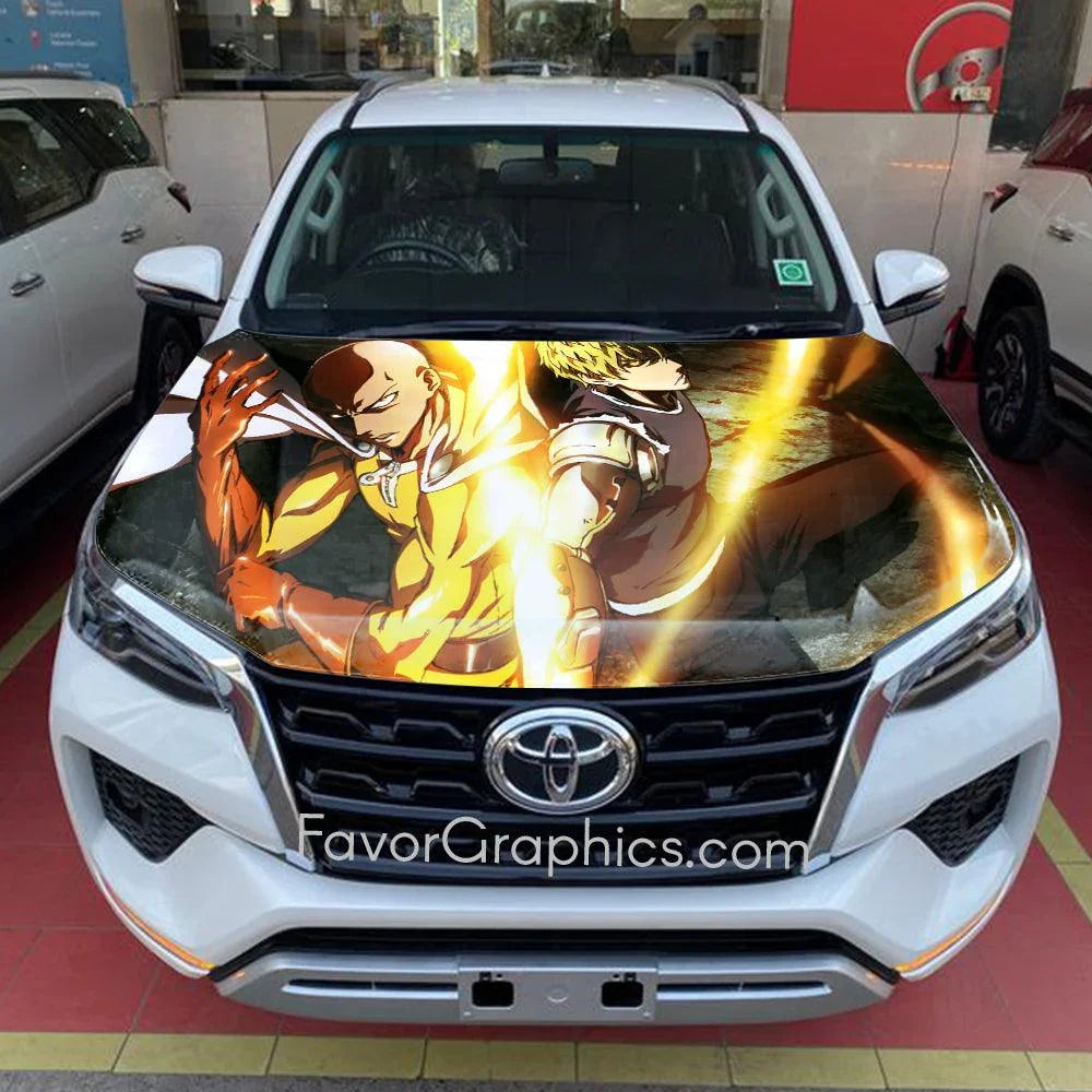 Saitama One Punch Man Sticker Vinyl Hood Wrap Decal For Car – Favor ...