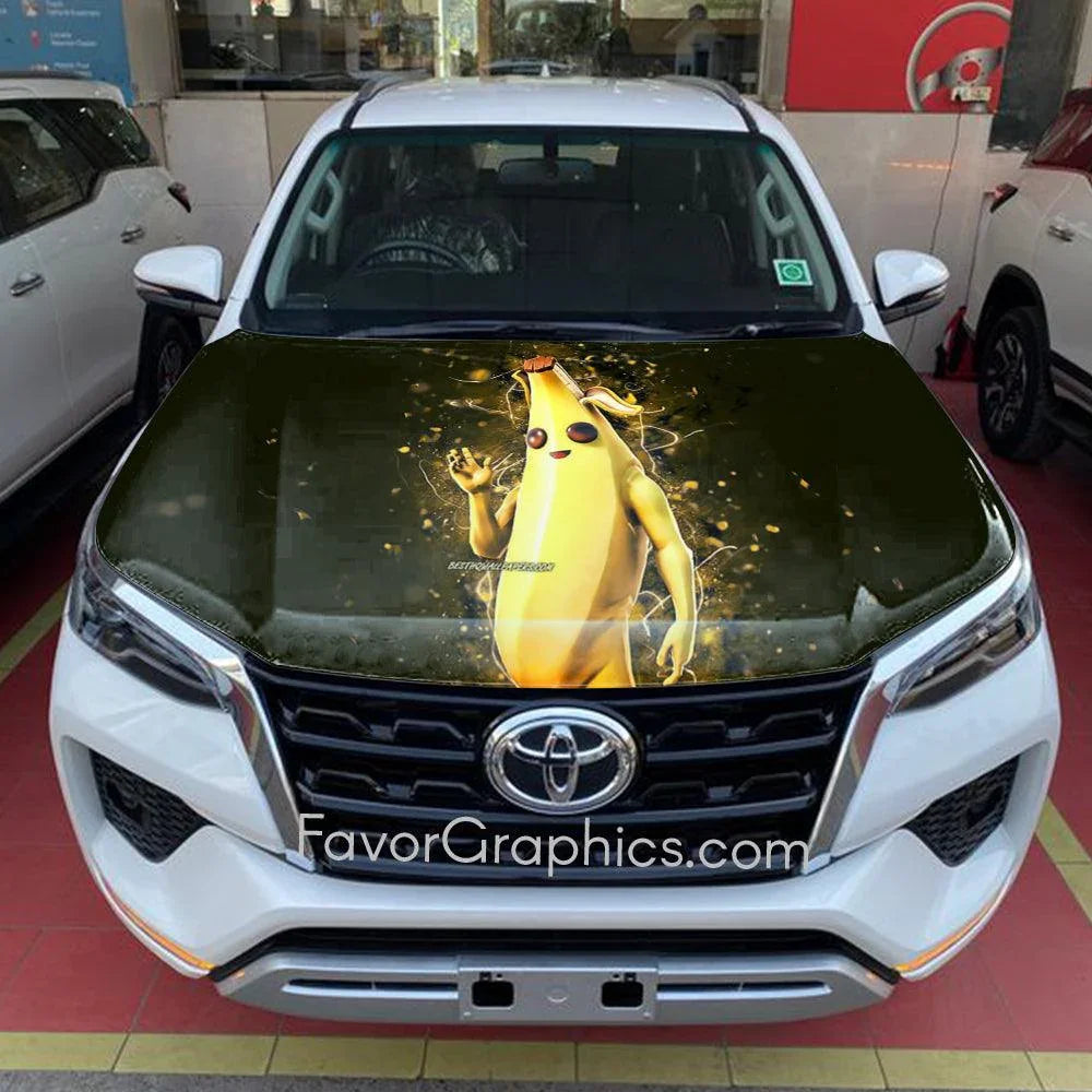 Peely Fortnite Itasha Car Vinyl Hood Wrap Decal Sticker – Favor Graphics