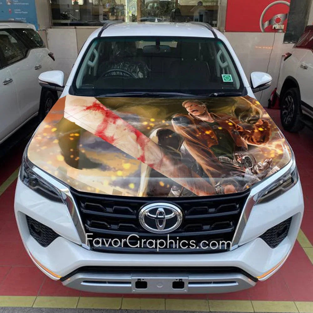 Reiner Braun Attack on Titan Itasha Car Vinyl Hood Wrap Decal Sticker ...