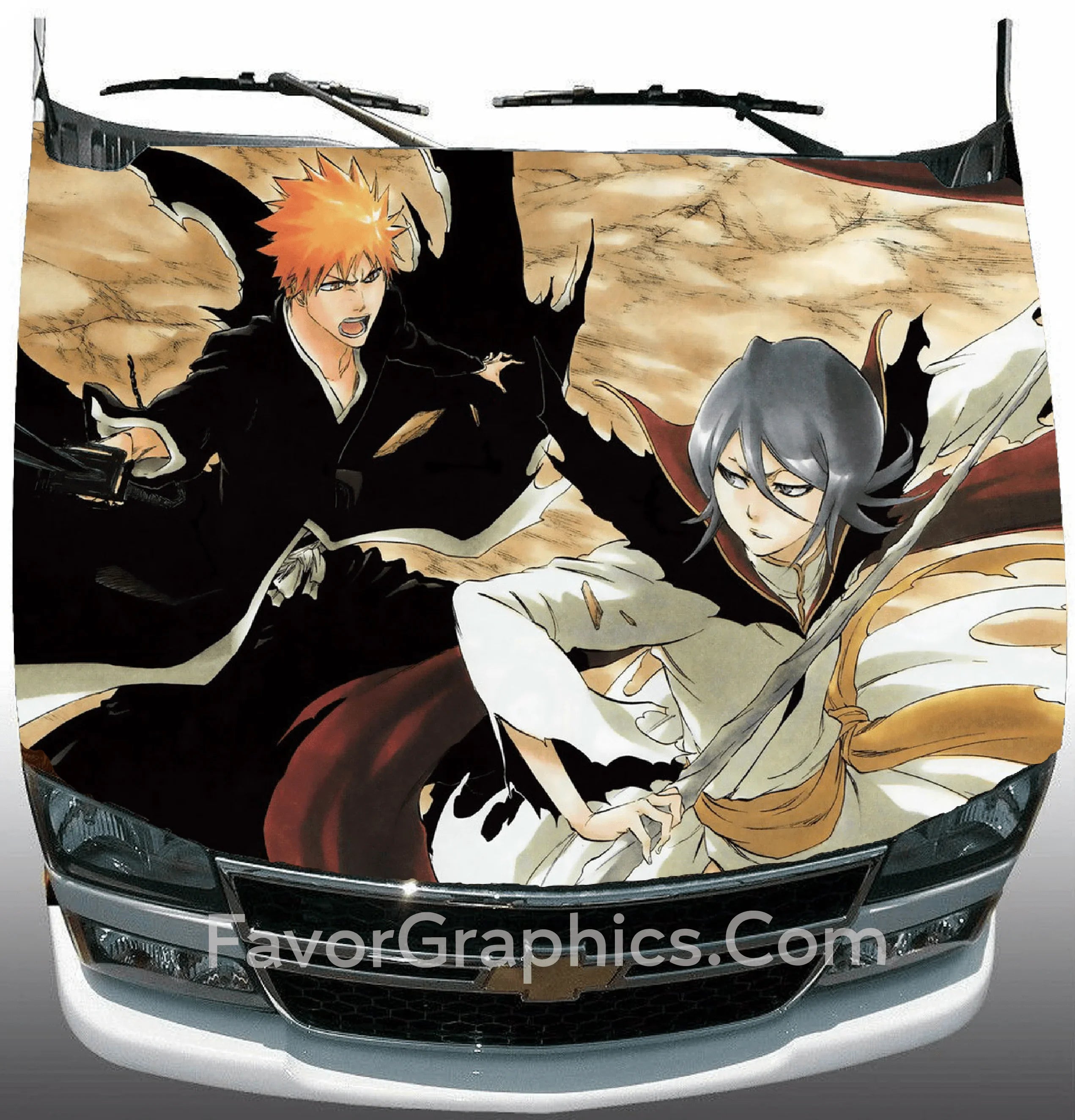 Rukia Kuchiki Bleach Itasha Car Vinyl Hood Wrap Decal Sticker – Favor ...