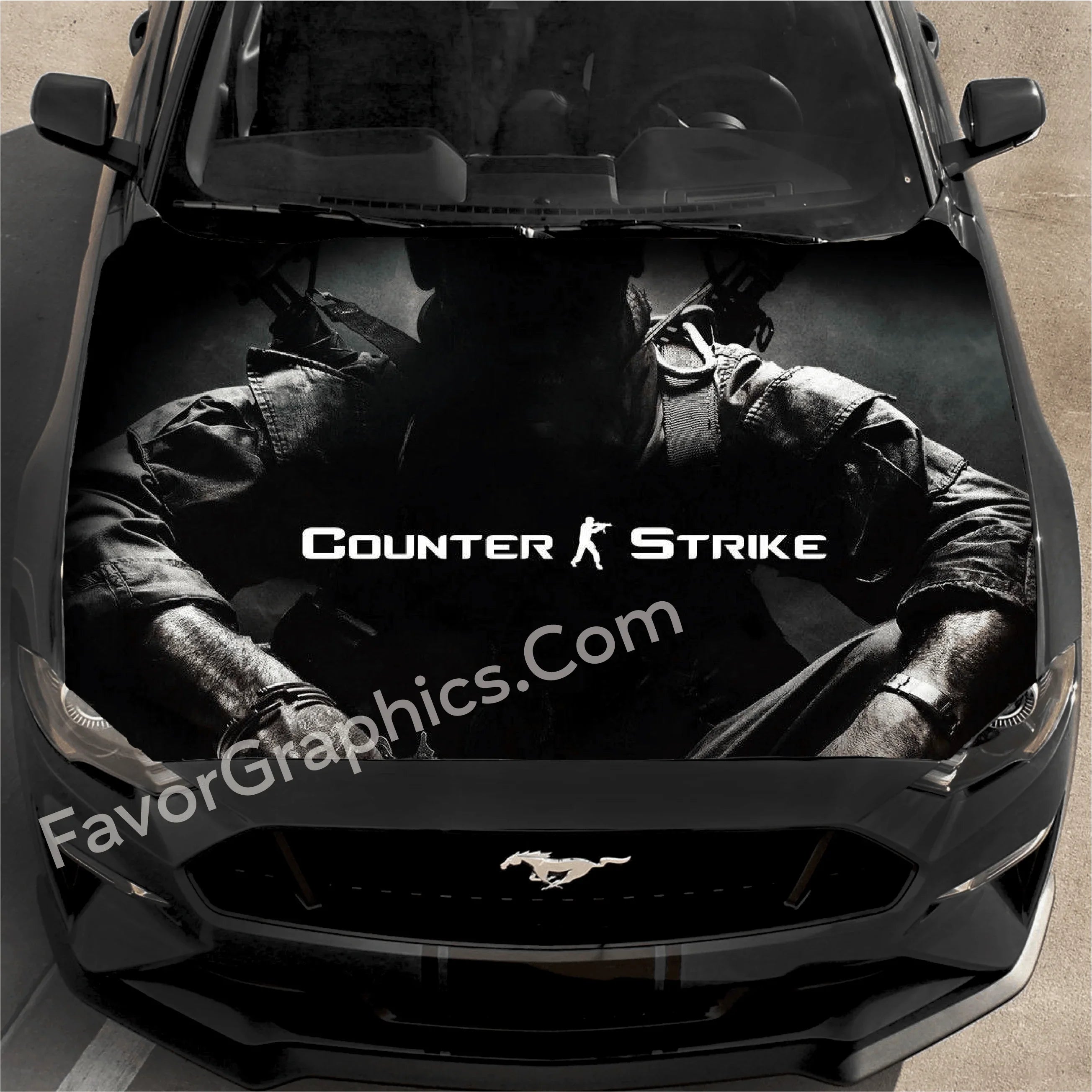 Counter Strike Car Decal Sticker Vinyl Hood Wrap – Favor Graphics