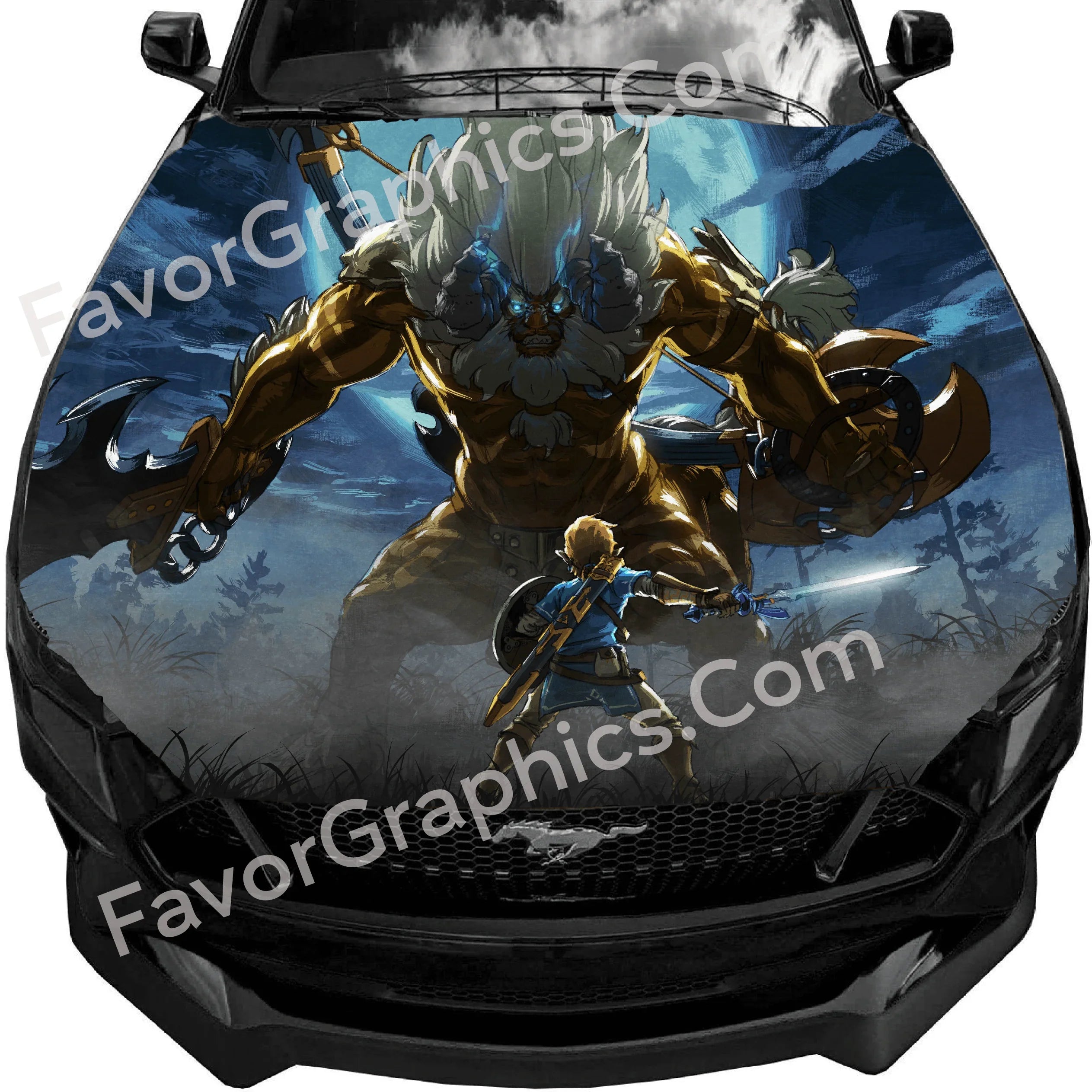 The Legend Of Zelda Car Decal Sticker Vinyl Hood Wrap – Favor Graphics