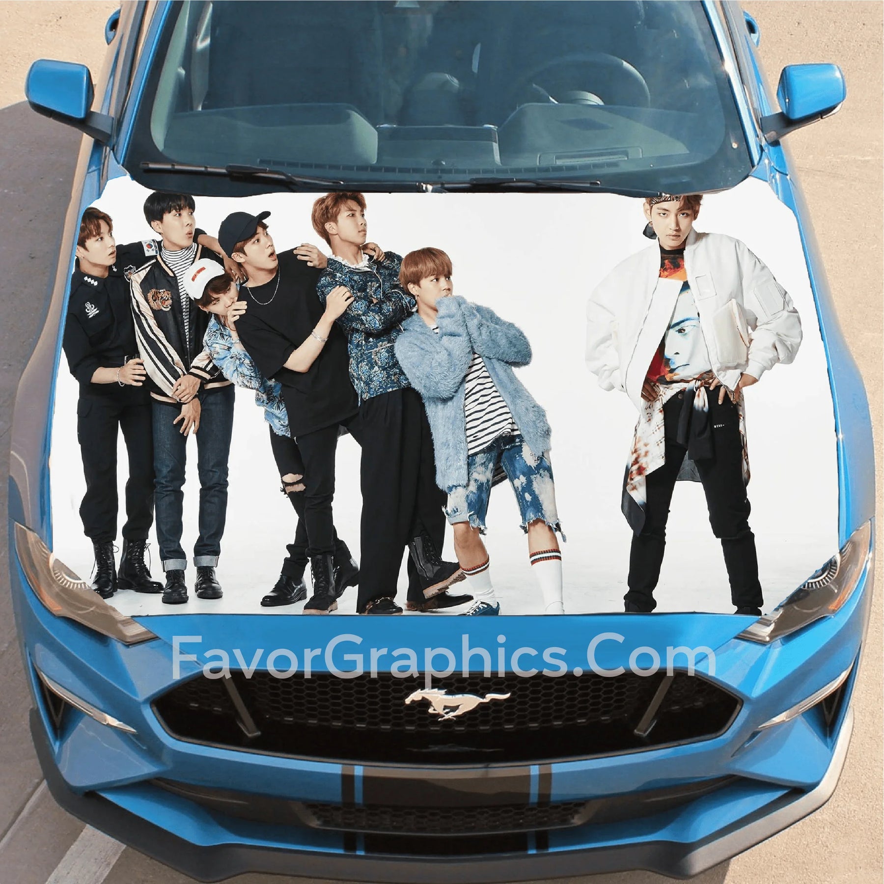 BTS Car Decal Sticker Vinyl Hood Wrap – Favor Graphics