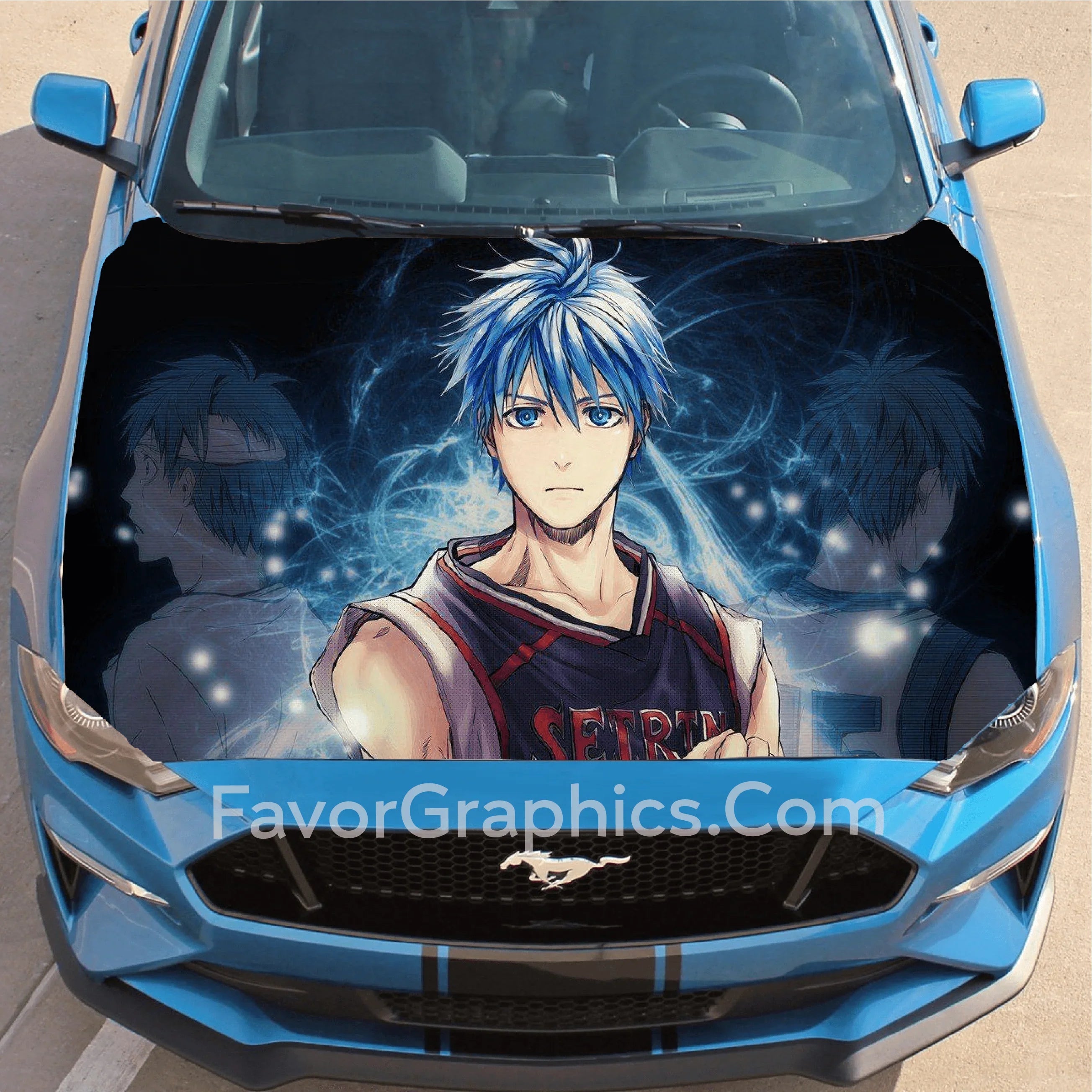 Kuroko Tetsuya Kuroko no Basuke Car Decal Sticker Vinyl Hood Wrap ...