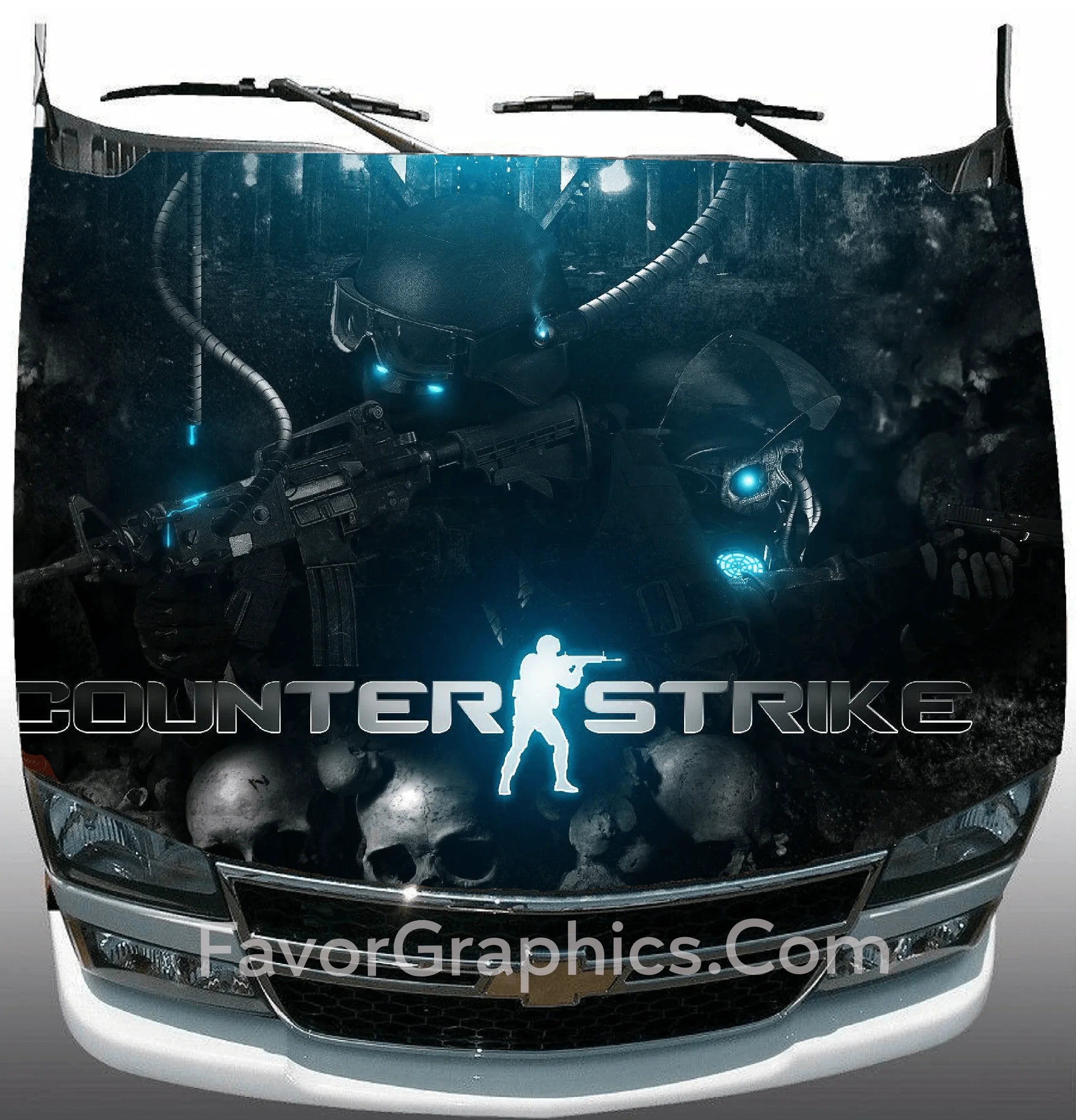 Counter Strike Car Decal Sticker Vinyl Hood Wrap – Favor Graphics
