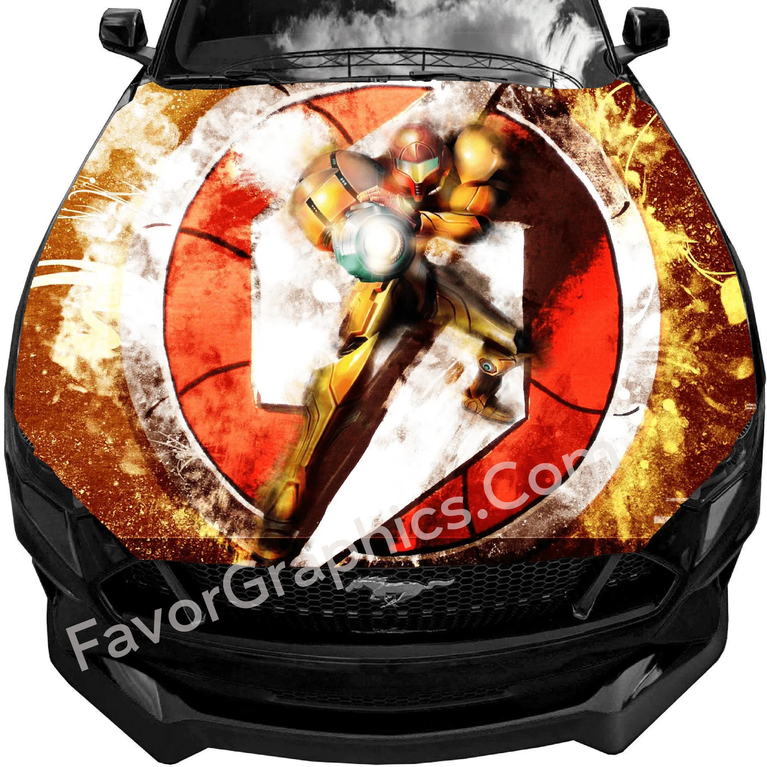Metroid Prime Car Decal Sticker Vinyl Hood Wrap – Favor Graphics
