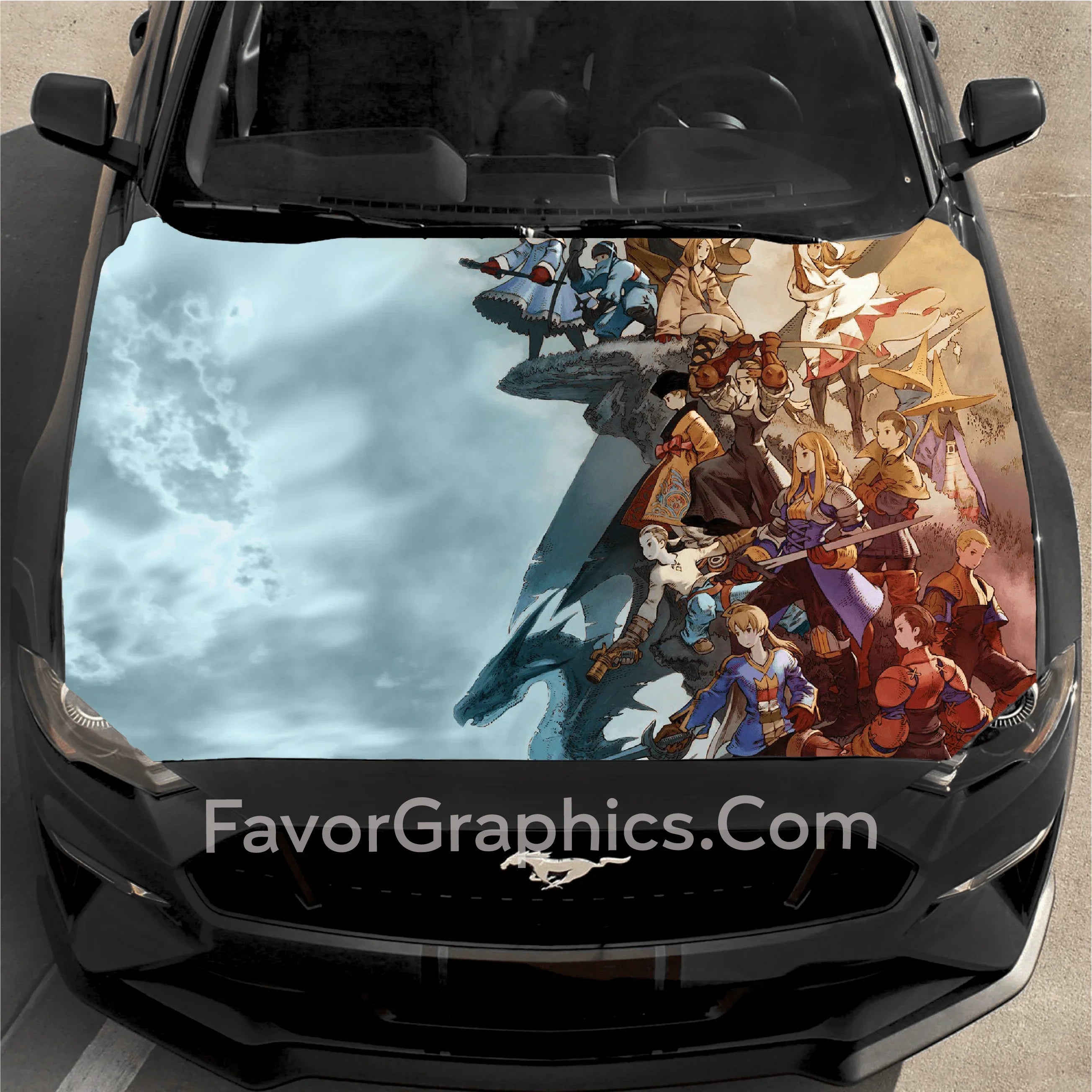 Final Fantasy Tactics Car Decal Sticker Vinyl Hood Wrap – Favor Graphics