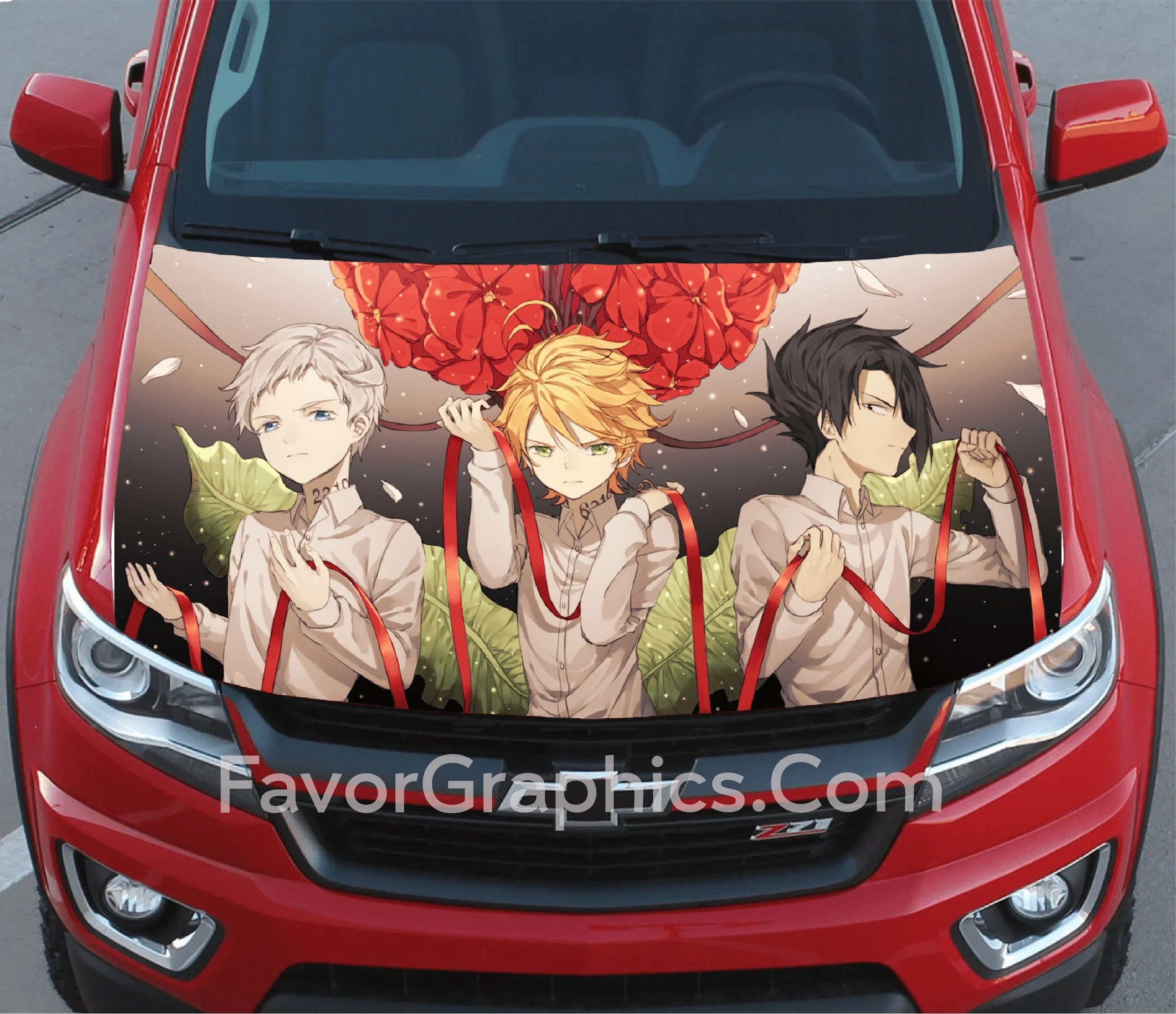 The Promised Neverland Car Decal Sticker Vinyl Hood Wrap – Favor Graphics