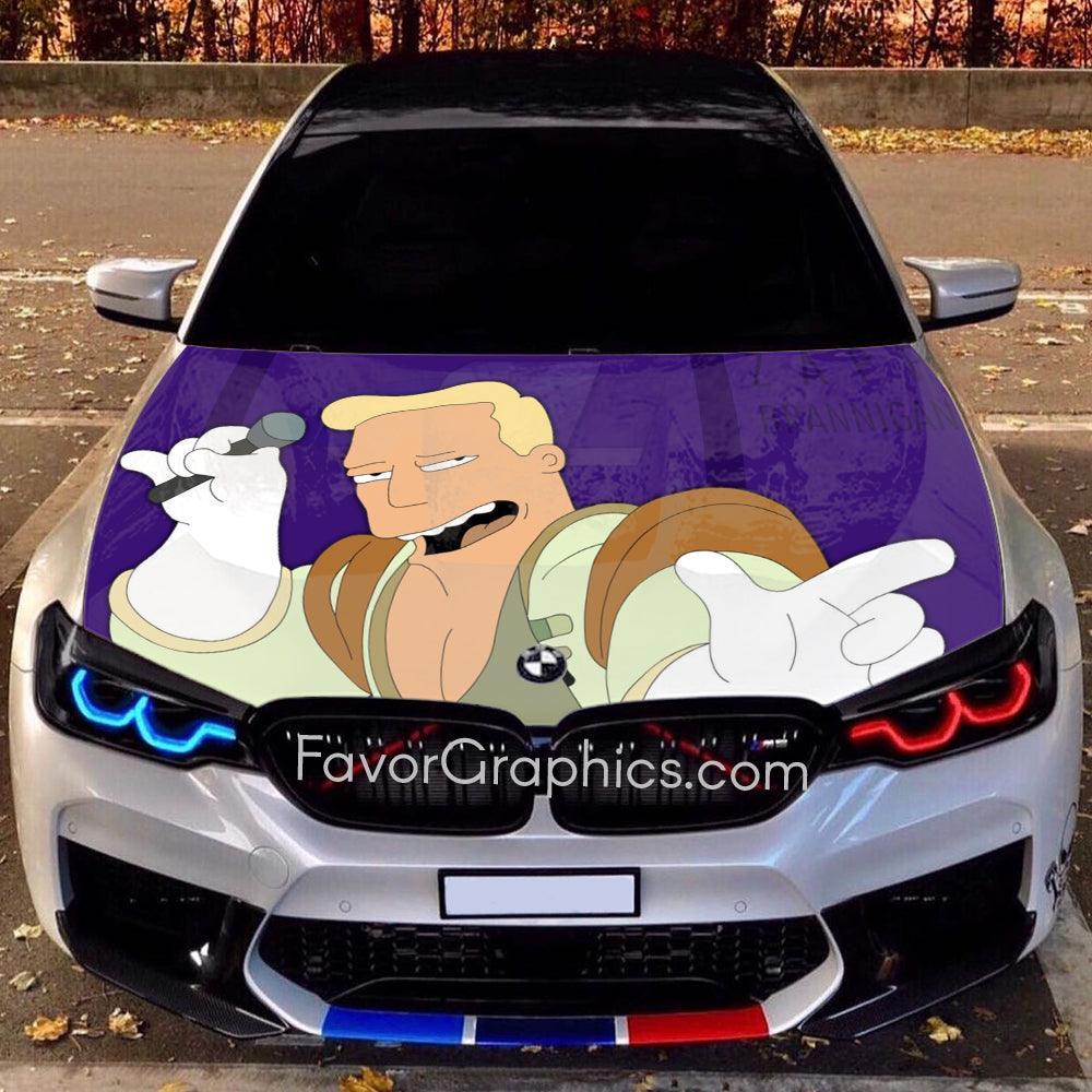 Zapp Brannigan Futurama Itasha Car Vinyl Hood Wrap Decal Sticker ...