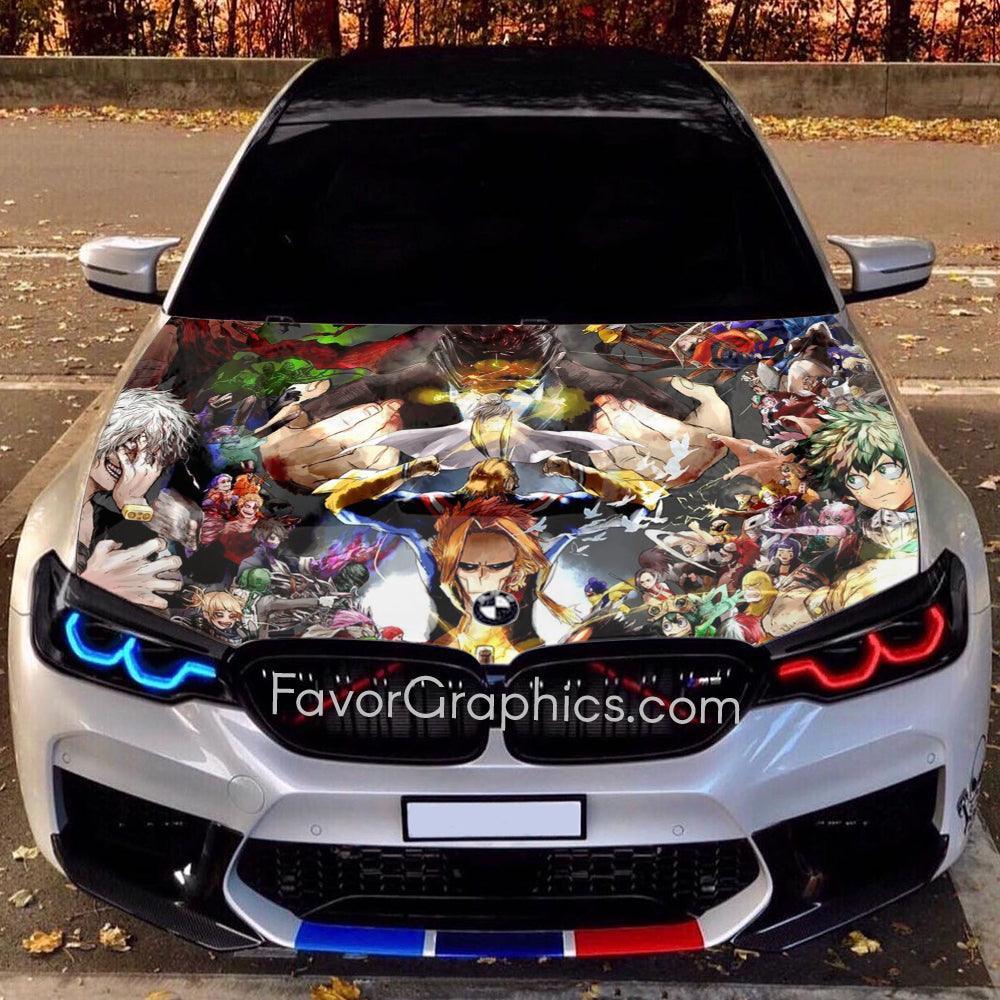 My Hero Academia Car Decal Itasha Vinyl Hood Wrap Sticker – Favor Graphics