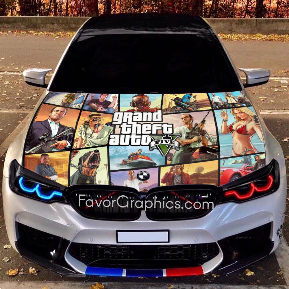 Grand Theft Auto V Itasha Car Vinyl Hood Wrap Decal Sticker – Favor ...