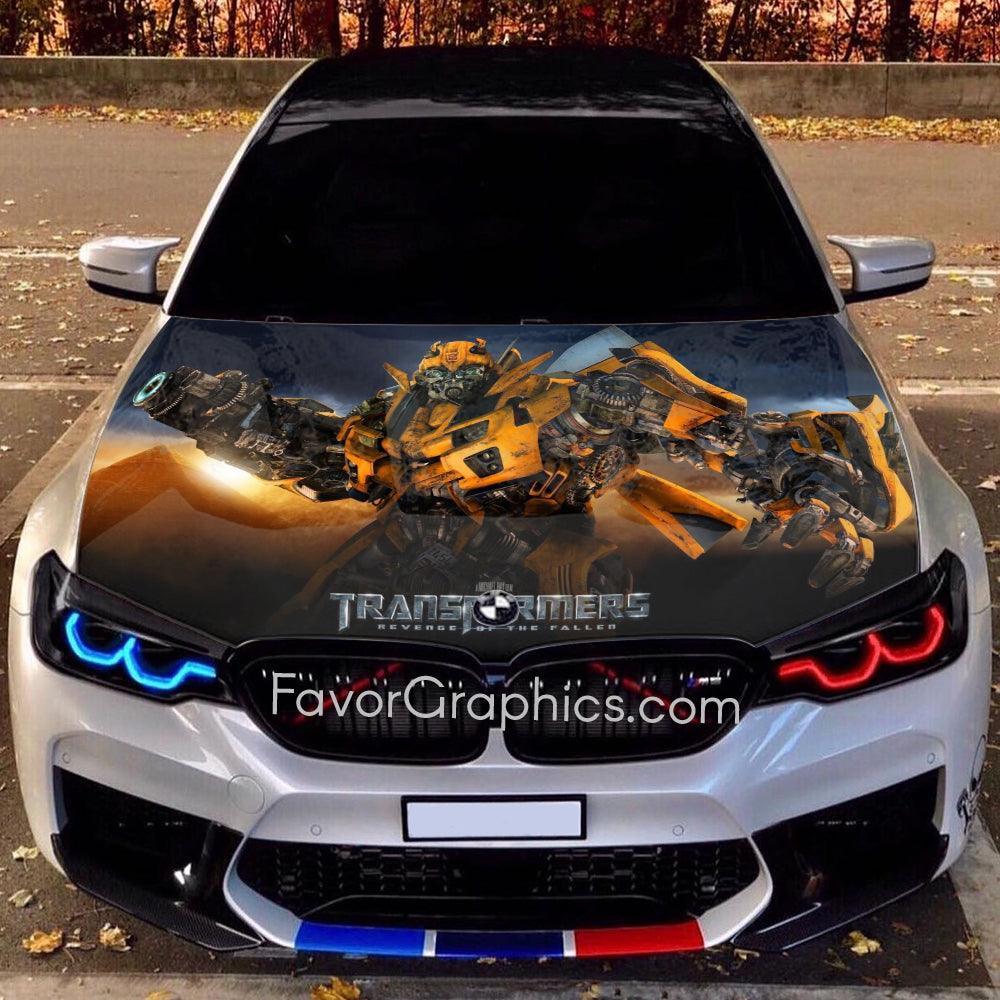 Bumblebee Transformers Itasha Car Vinyl Hood Wrap Decal Sticker – Favor ...