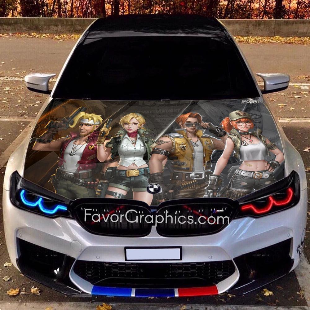 Metal Slug Car Decal Sticker Vinyl Hood Wrap High-Quality Graphic ...