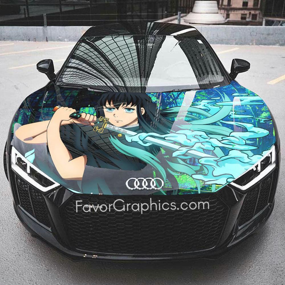 Muichiro Tokito Itasha Car Vinyl Hood Wrap Decal Sticker – Favor Graphics