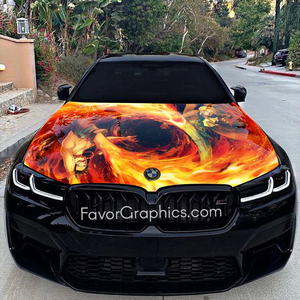 Sanji One Piece Itasha Car Vinyl Hood Wrap Decal Sticker – Favor Graphics