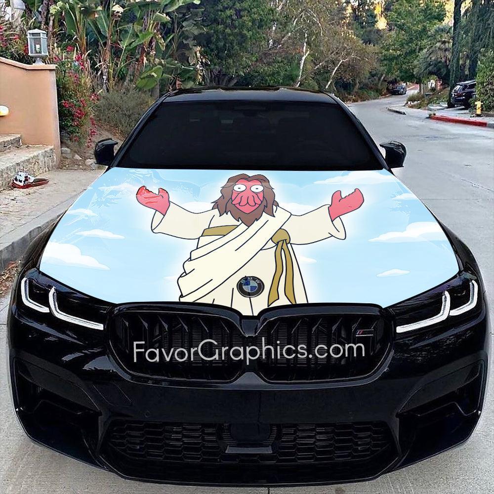 Dr. John A. Zoidberg Futurama Itasha Car Vinyl Hood Wrap Decal Sticker ...