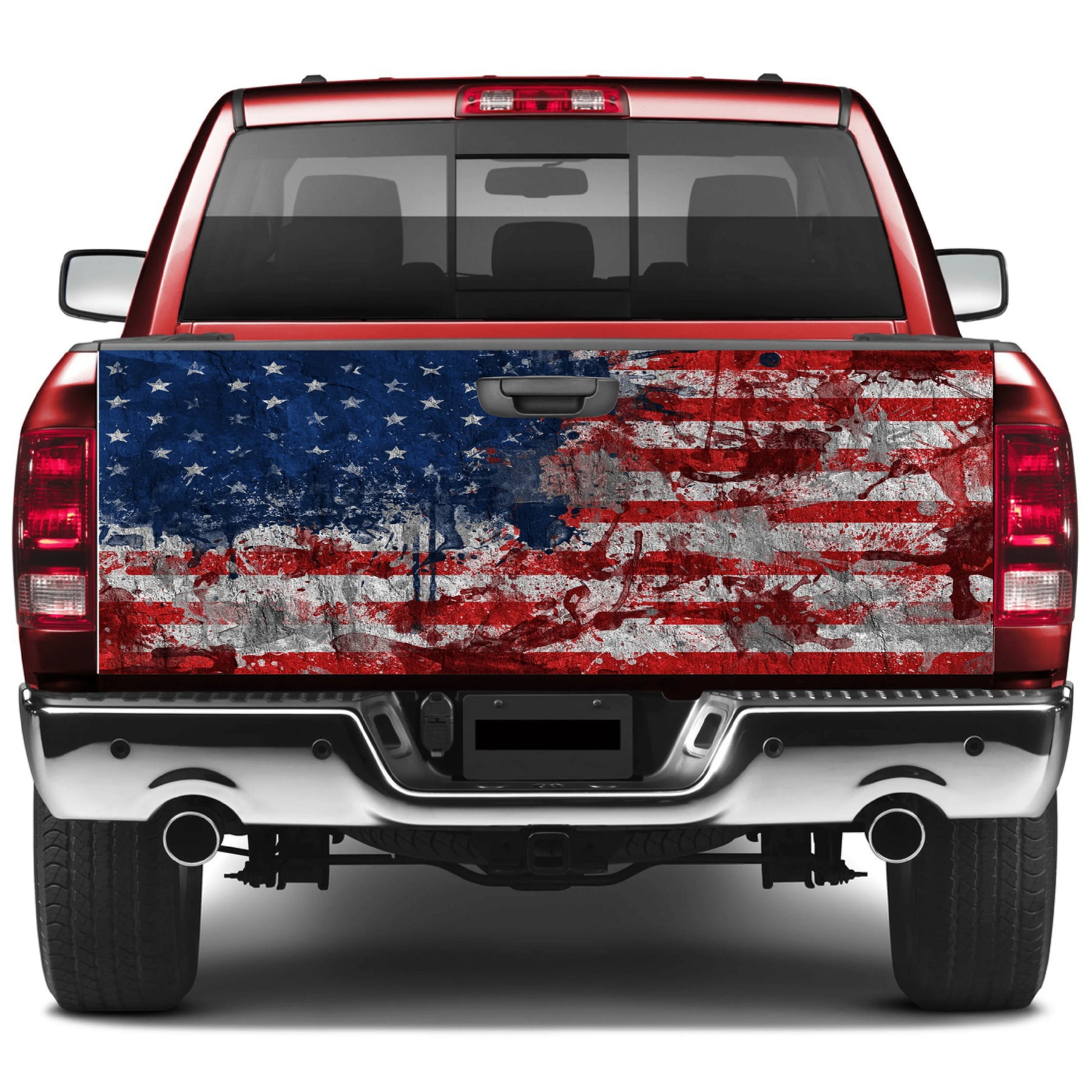 American Flag Tailgate Wrap USA Wraps For Trucks Wrap Vinyl Car Decals ...