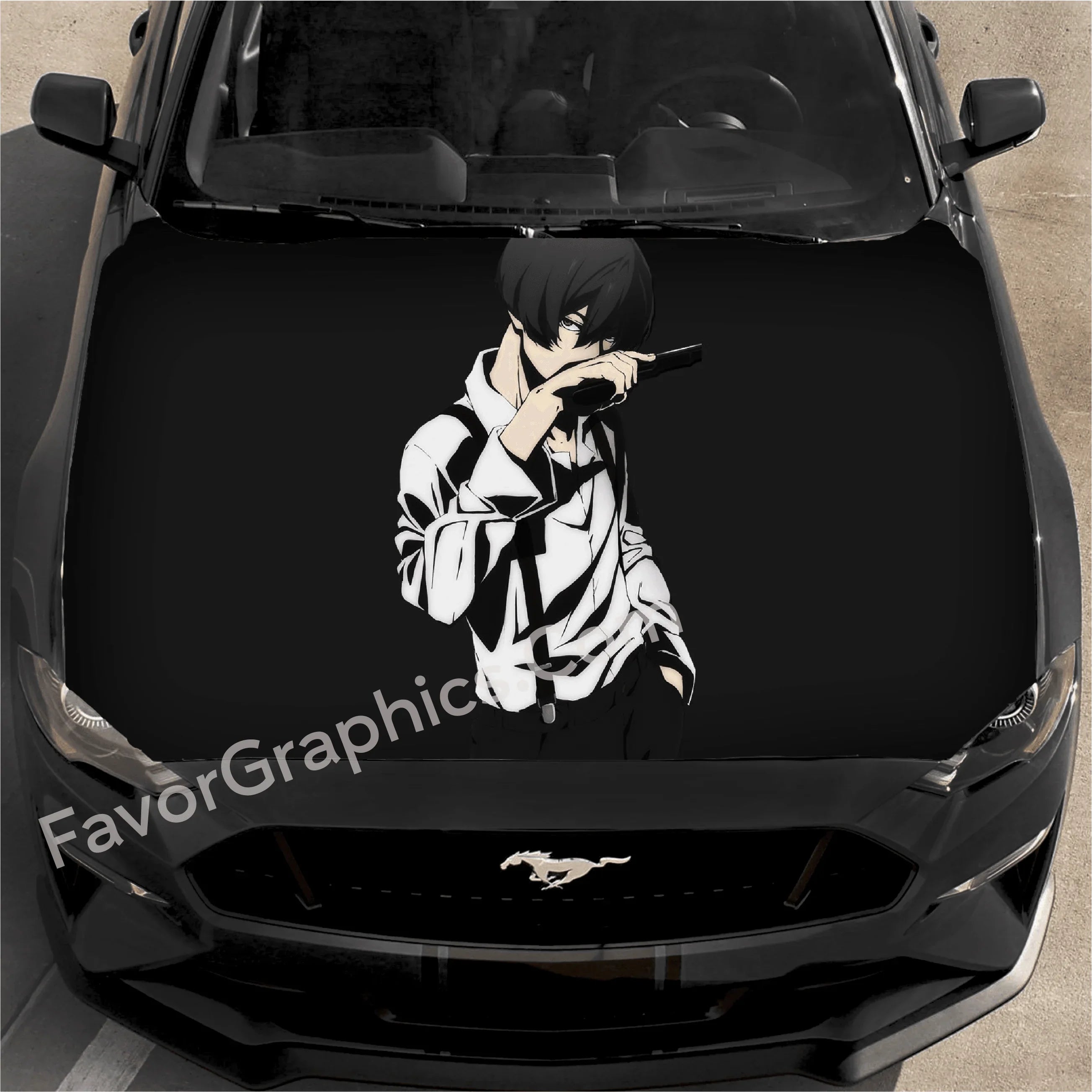 Angelo Lagusa (91 Days) Car Decal Vinyl Hood Wrap – Favor Graphics