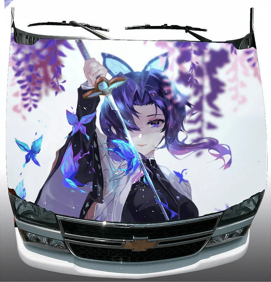 Girl, Girl With Sword Car Hood Vinyl Decal High Quality Graphic – Favor ...