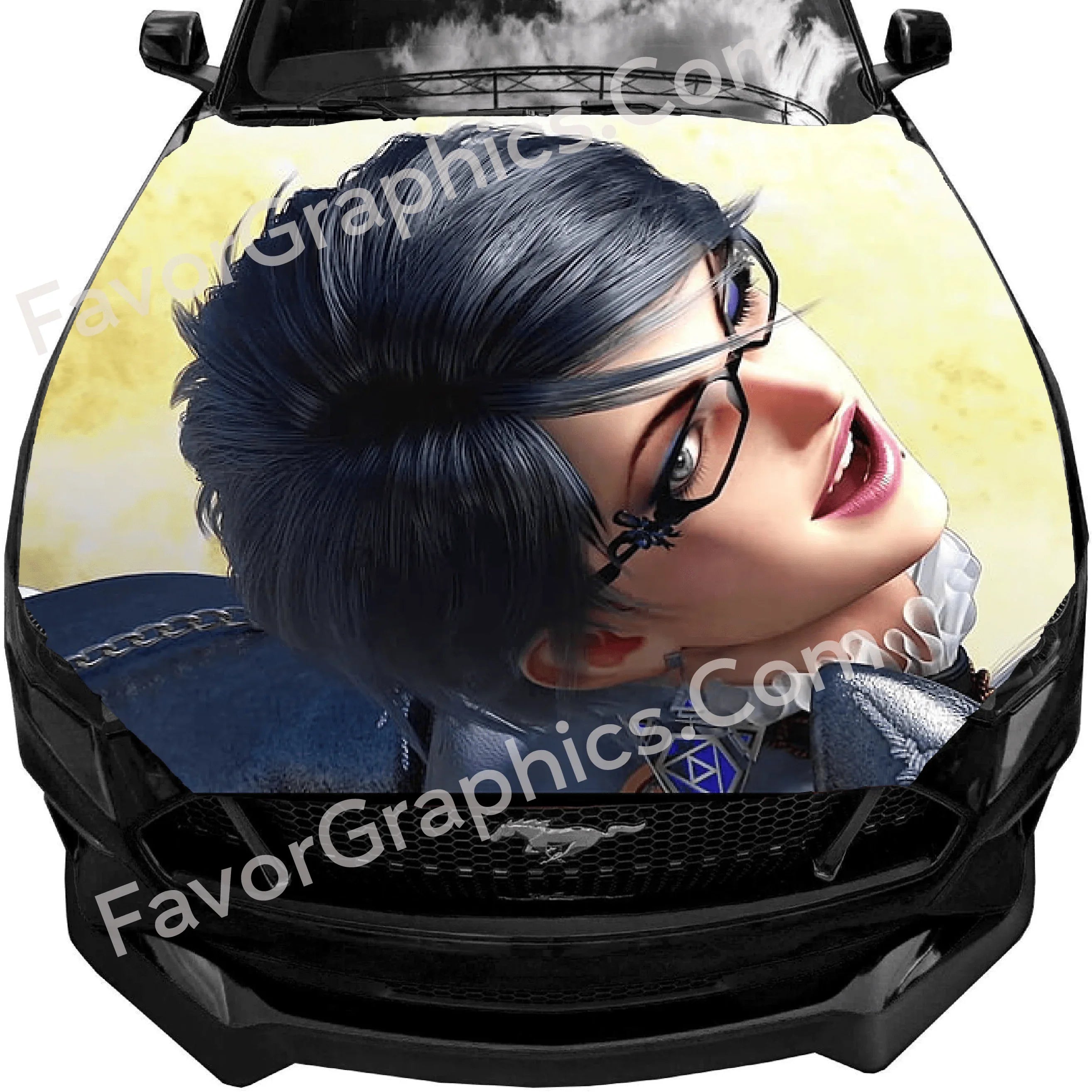 Bayonetta 2 Car Decal Vinyl Hood Wrap High Quality Graphic – Favor Graphics