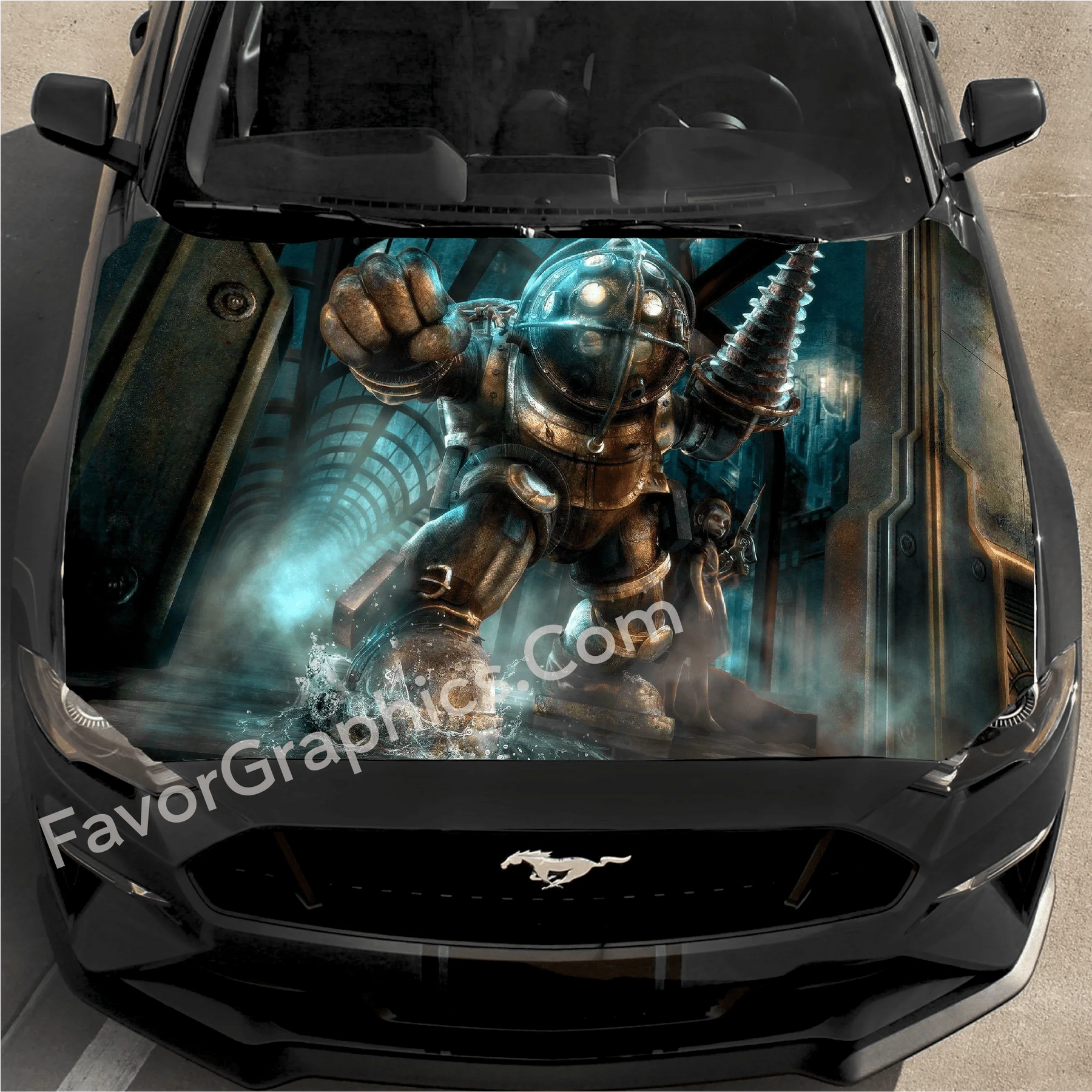 BioShock Car Decal Vinyl Hood Wrap High Quality Graphic – Favor Graphics