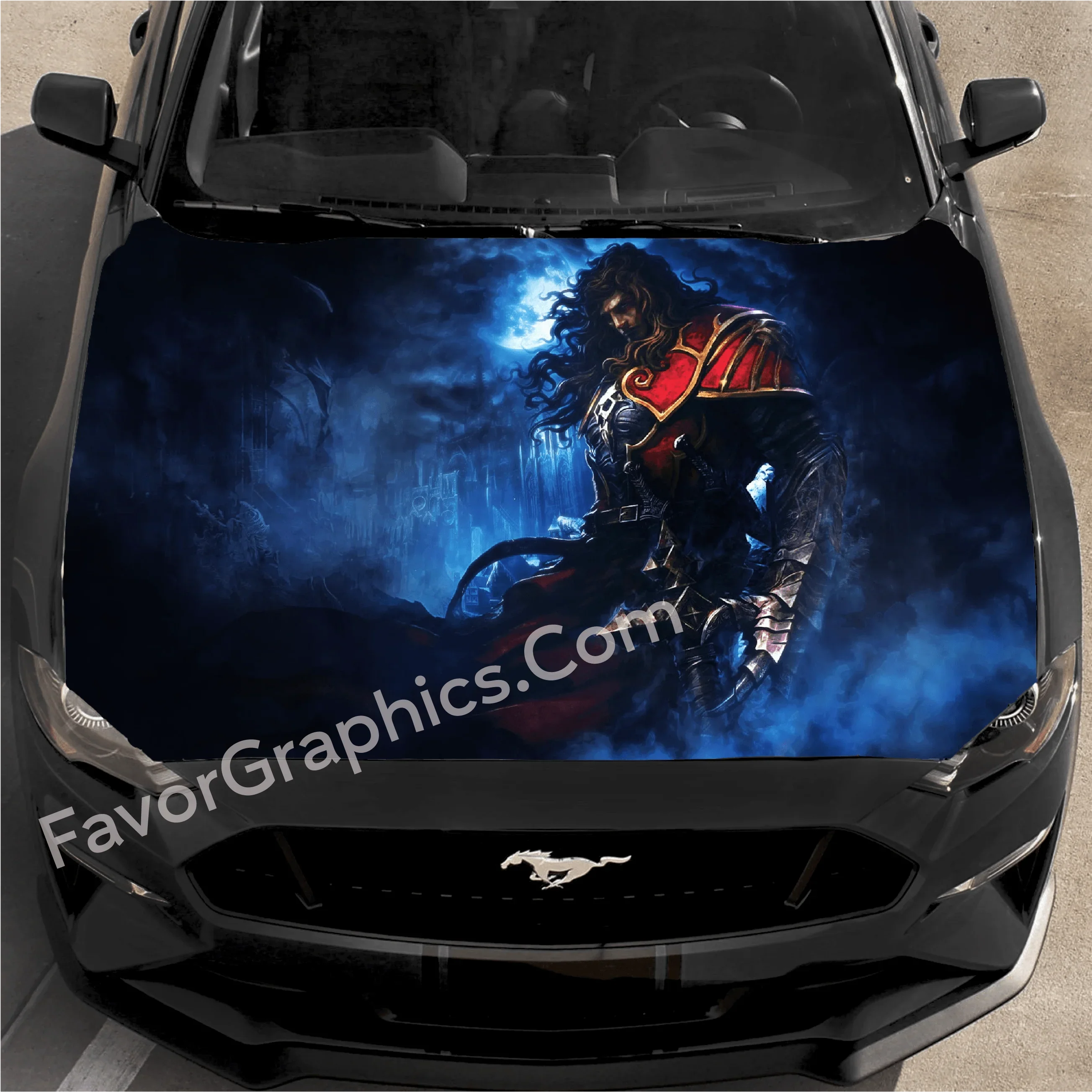 Castlevania Car Decal Sticker Vinyl Hood Wrap High-Quality Graphics ...