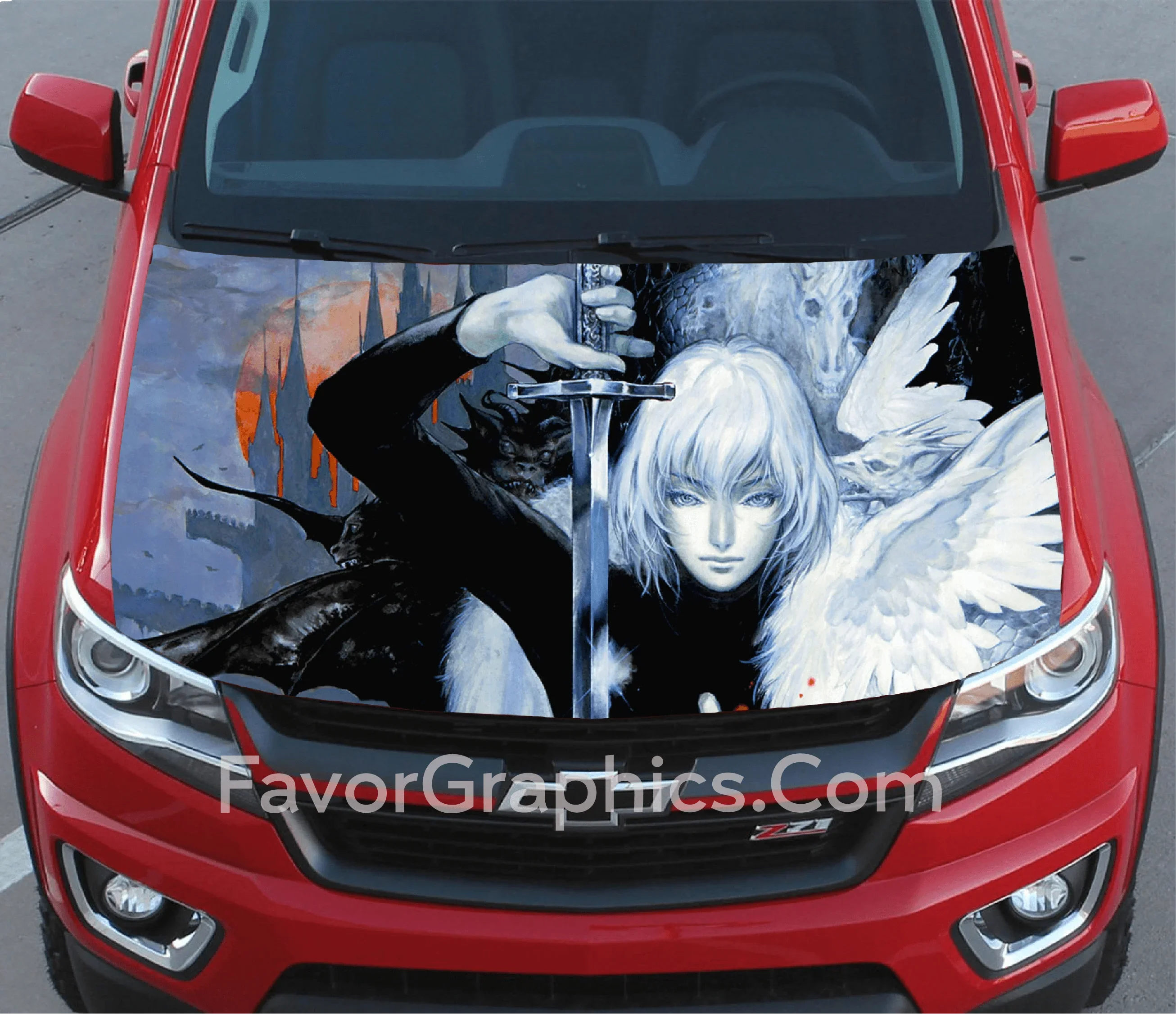 Castlevania Car Decal Sticker Vinyl Hood Wrap High-Quality Graphics ...