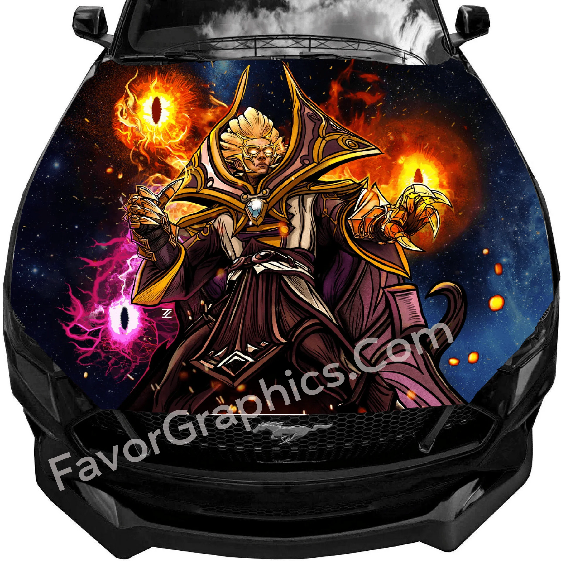 Dota 2 Invoker Car Decal Vinyl Hood Wrap High Quality Graphic – Favor ...