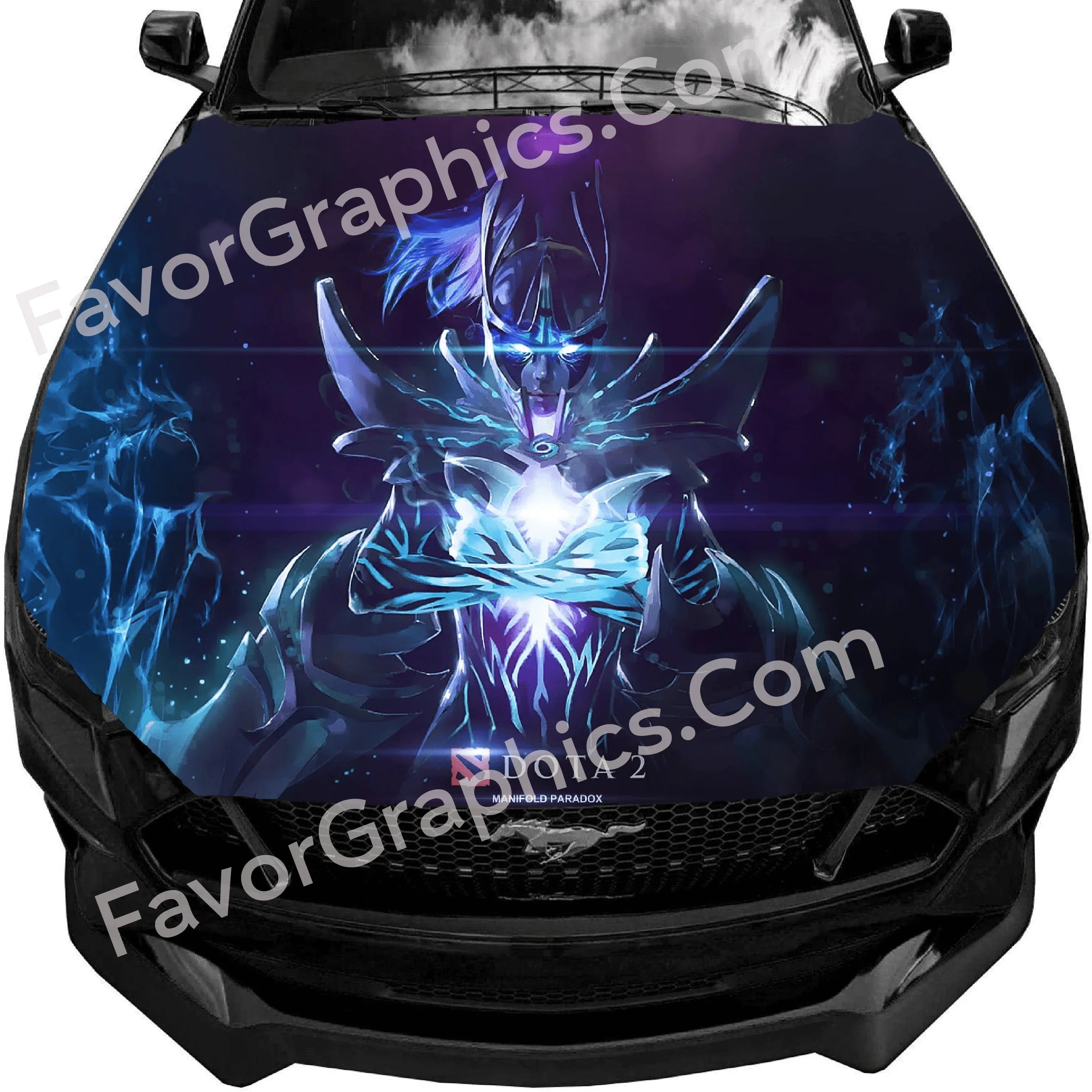 Dota 2 Phantom Assassin Car Decal Vinyl Hood Wrap – Favor Graphics