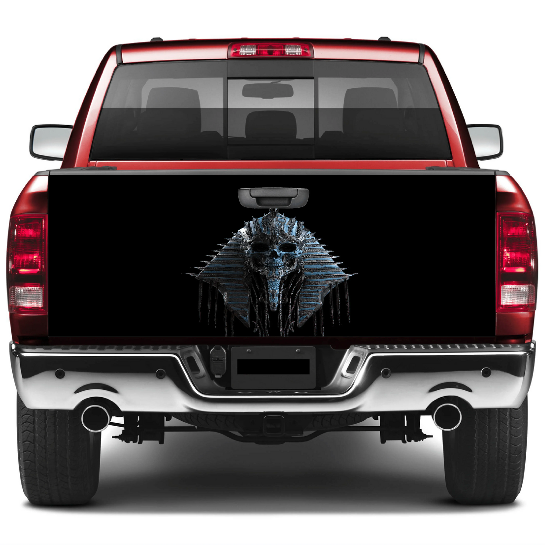 Tailgate Wraps For Trucks Wrap Vinyl Car Decals Egyptian Pharaoh Skull ...