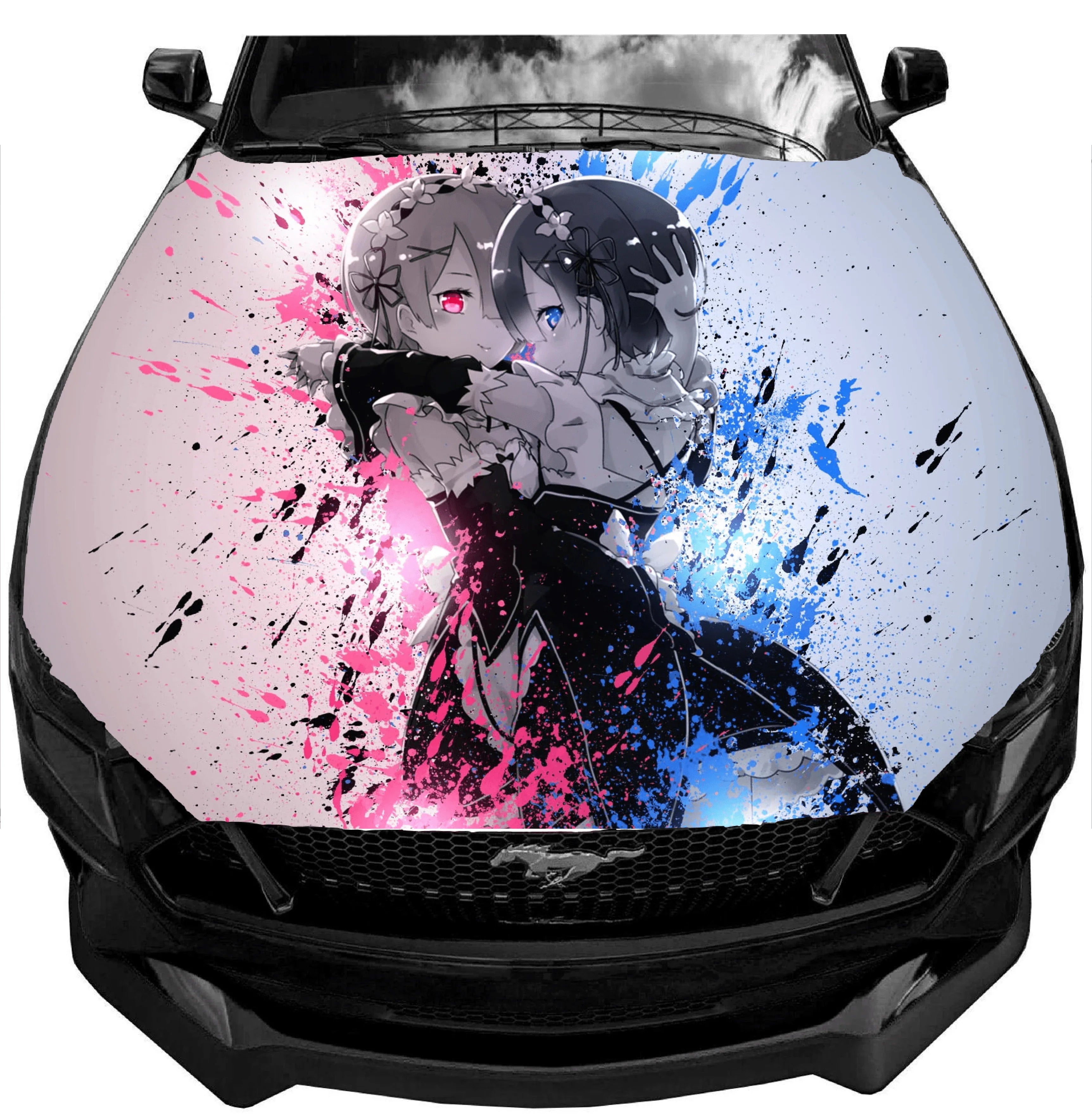Kara Hajimeru Isekai Seikatsu Car Hood Vinyl Decal High Quality Graphi ...