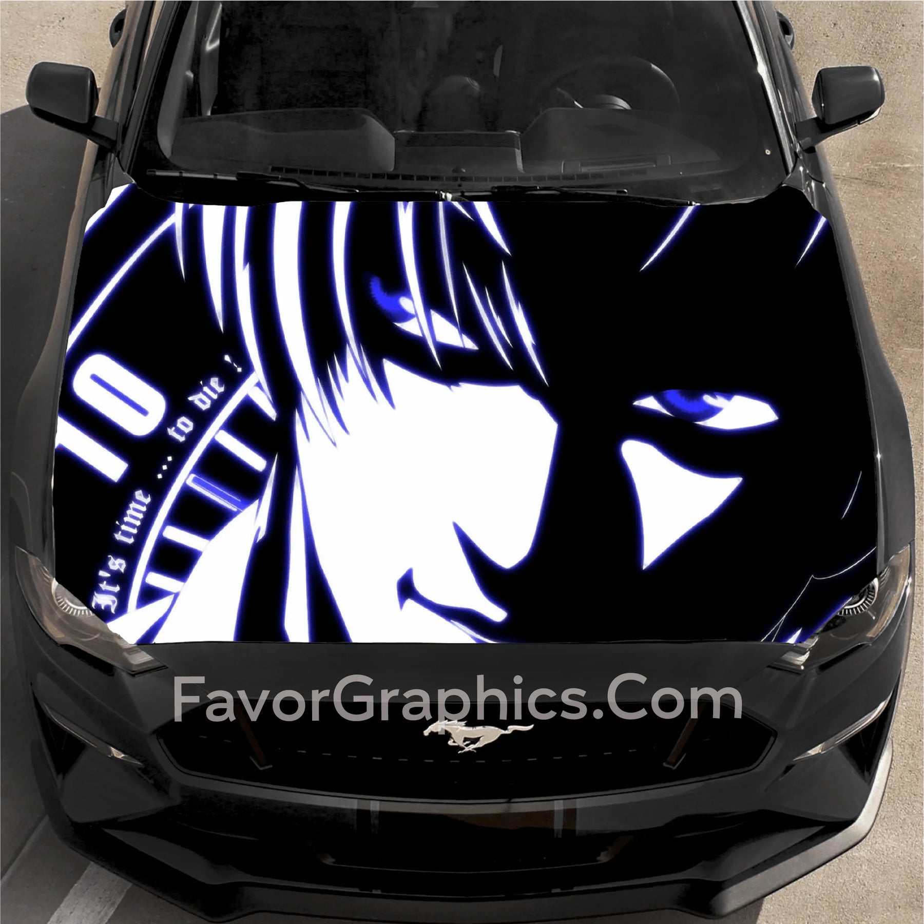 Light Yagami (Death Note) Car Decal Vinyl Hood Wrap – Favor Graphics