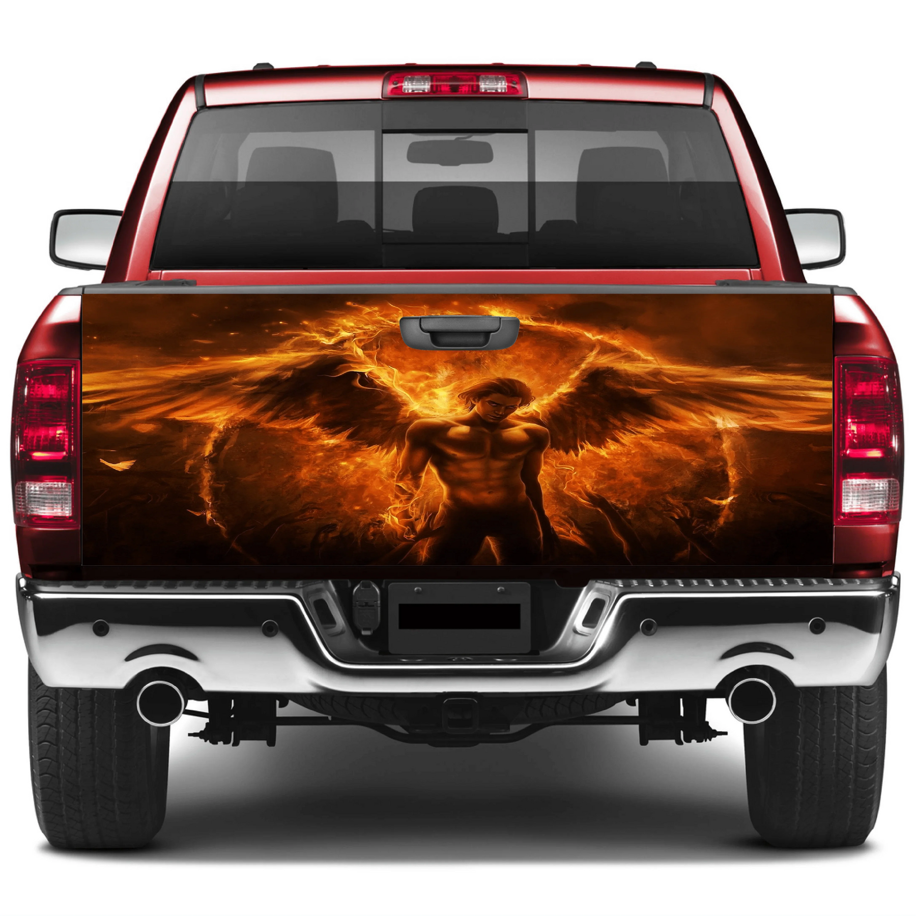 Tailgate Wraps For Trucks Wrap Vinyl Car Decals Lucifer SUV Car Sticke ...