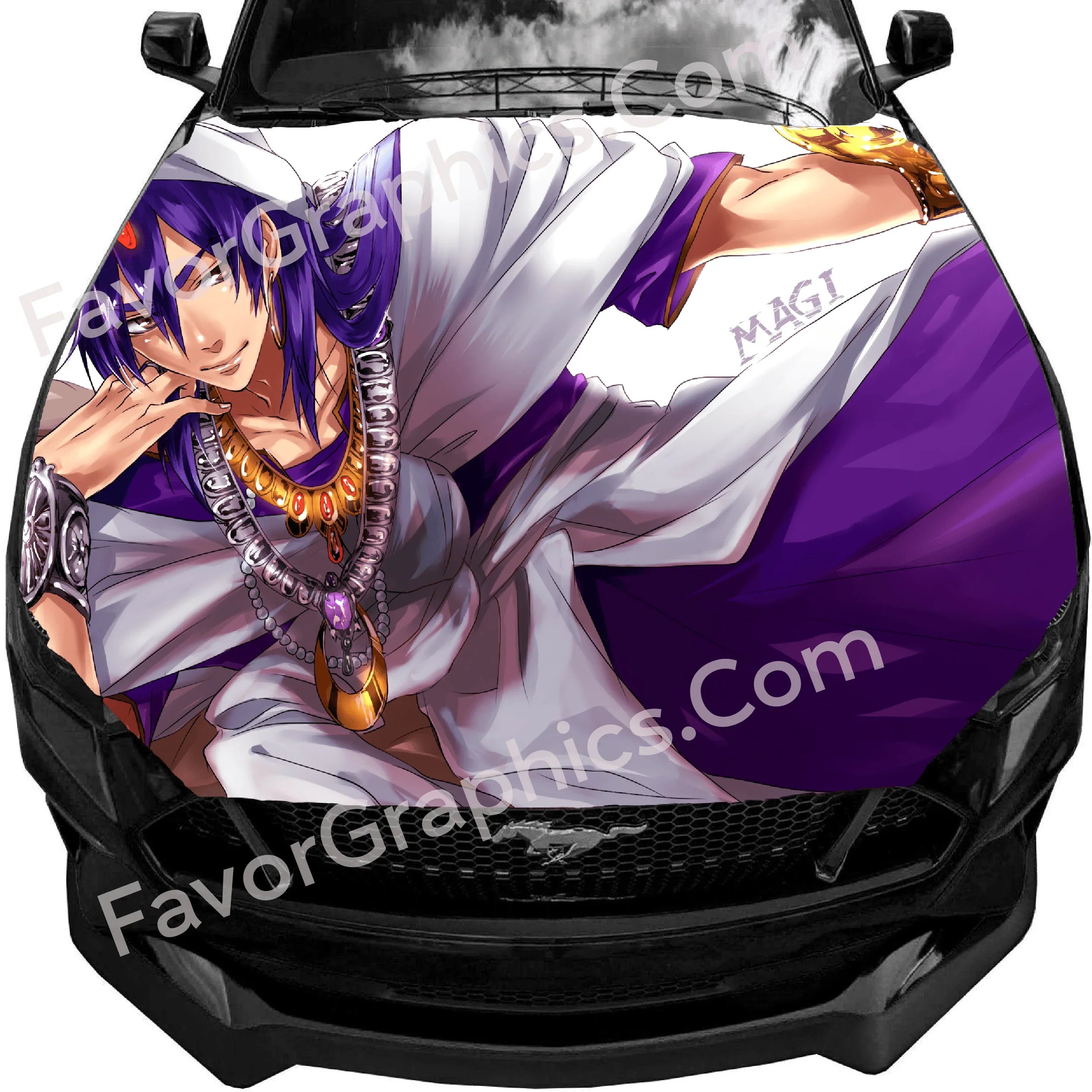 Magi- Adventure Of Sinbad Car Decal Vinyl Hood Wrap – Favor Graphics