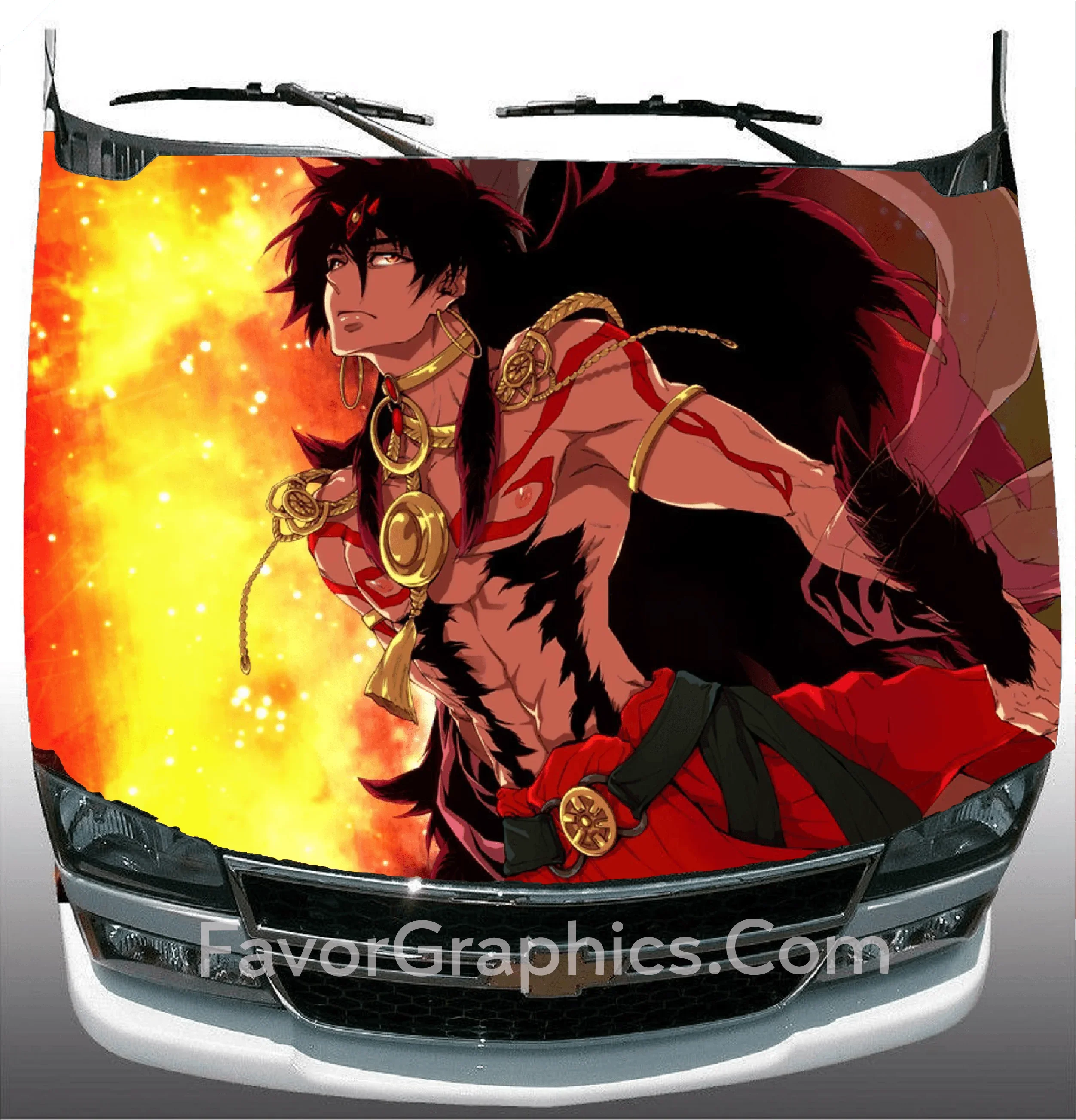 Magi- Adventure Of Sinbad Car Decal Vinyl Hood Wrap – Favor Graphics