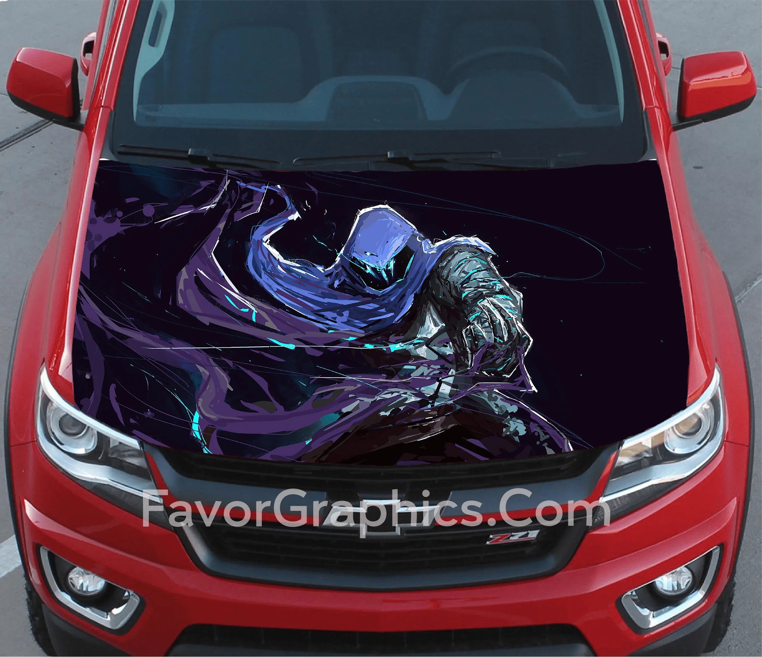 Omen Valorant Car Decal Vinyl Hood Wrap – Favor Graphics
